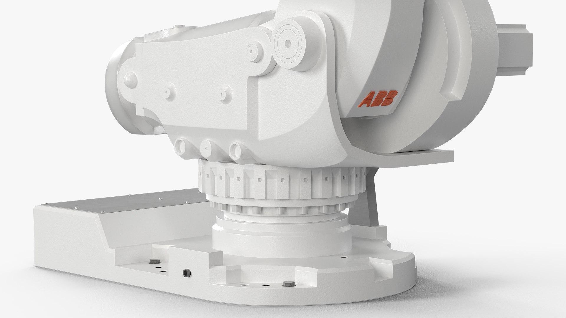 ABB IRB 7600 With Drilling Tool White Rigged 3D Model - TurboSquid 2381716