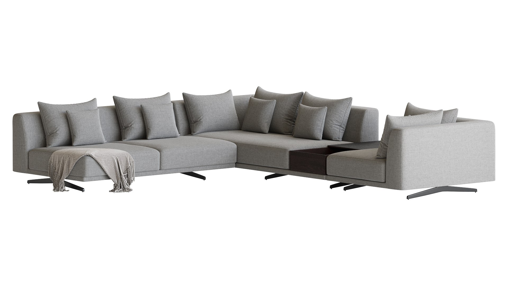 3D Endless Sofa Model - TurboSquid 2202113