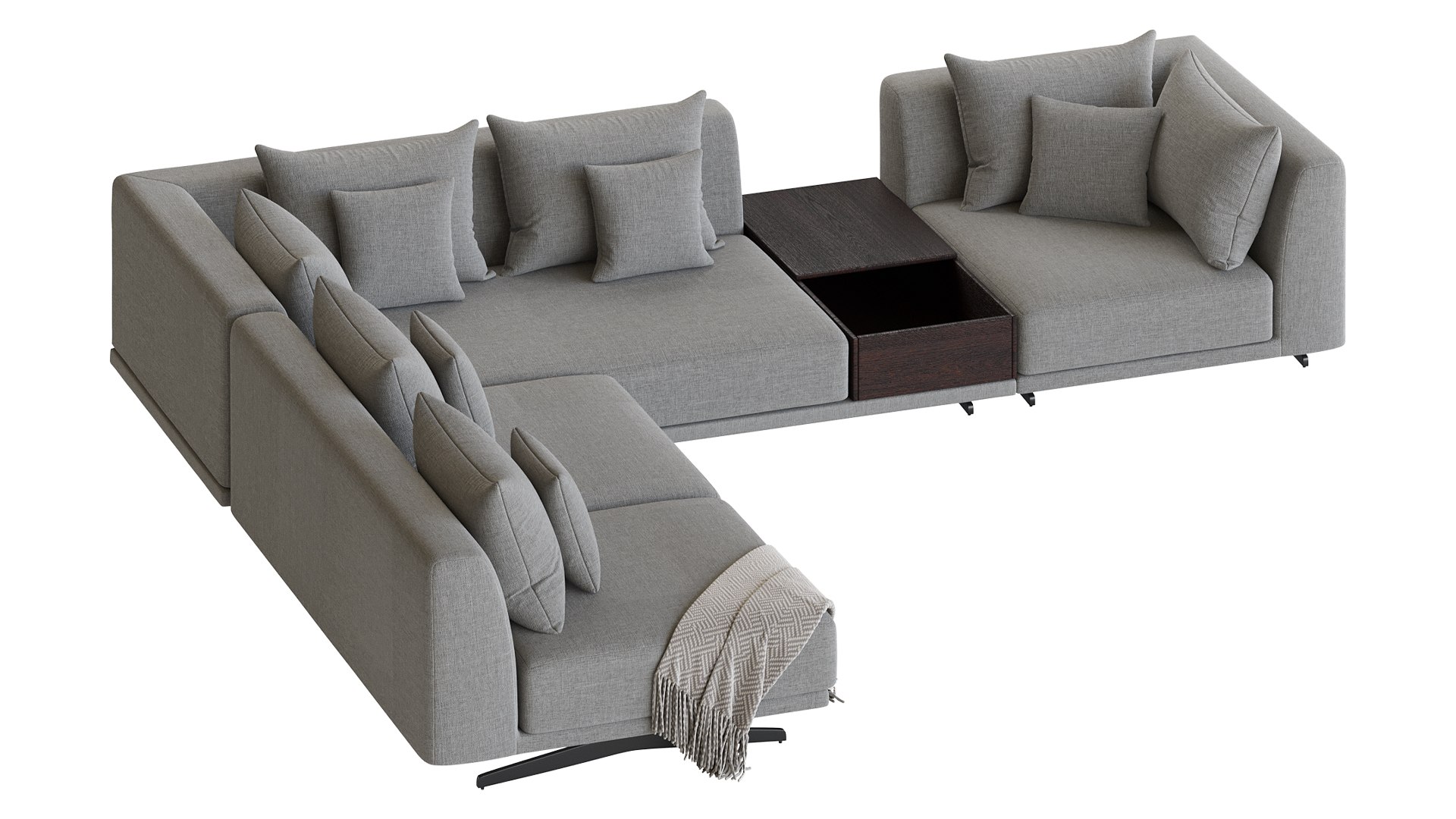 3D Endless Sofa Model - TurboSquid 2202113
