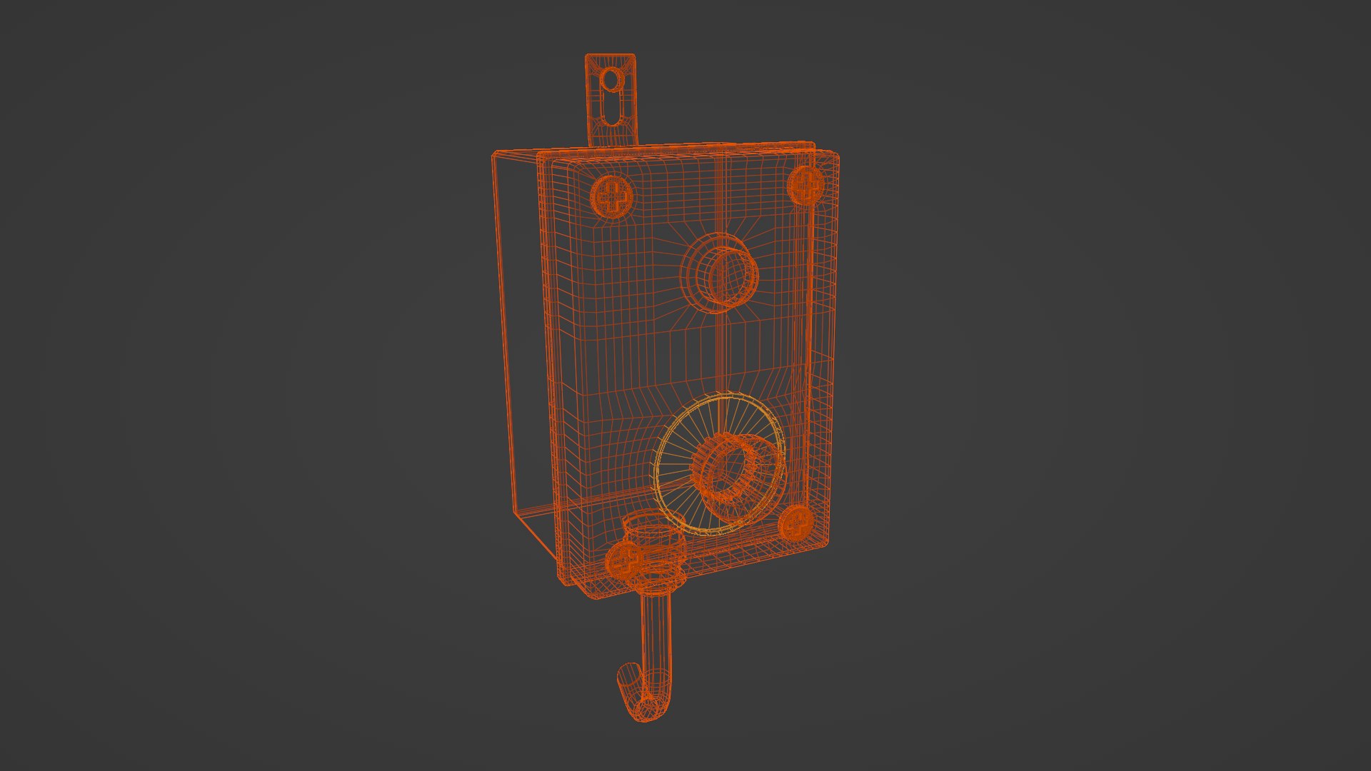 3D Model Warning Box And Warning Button - TurboSquid 2101780
