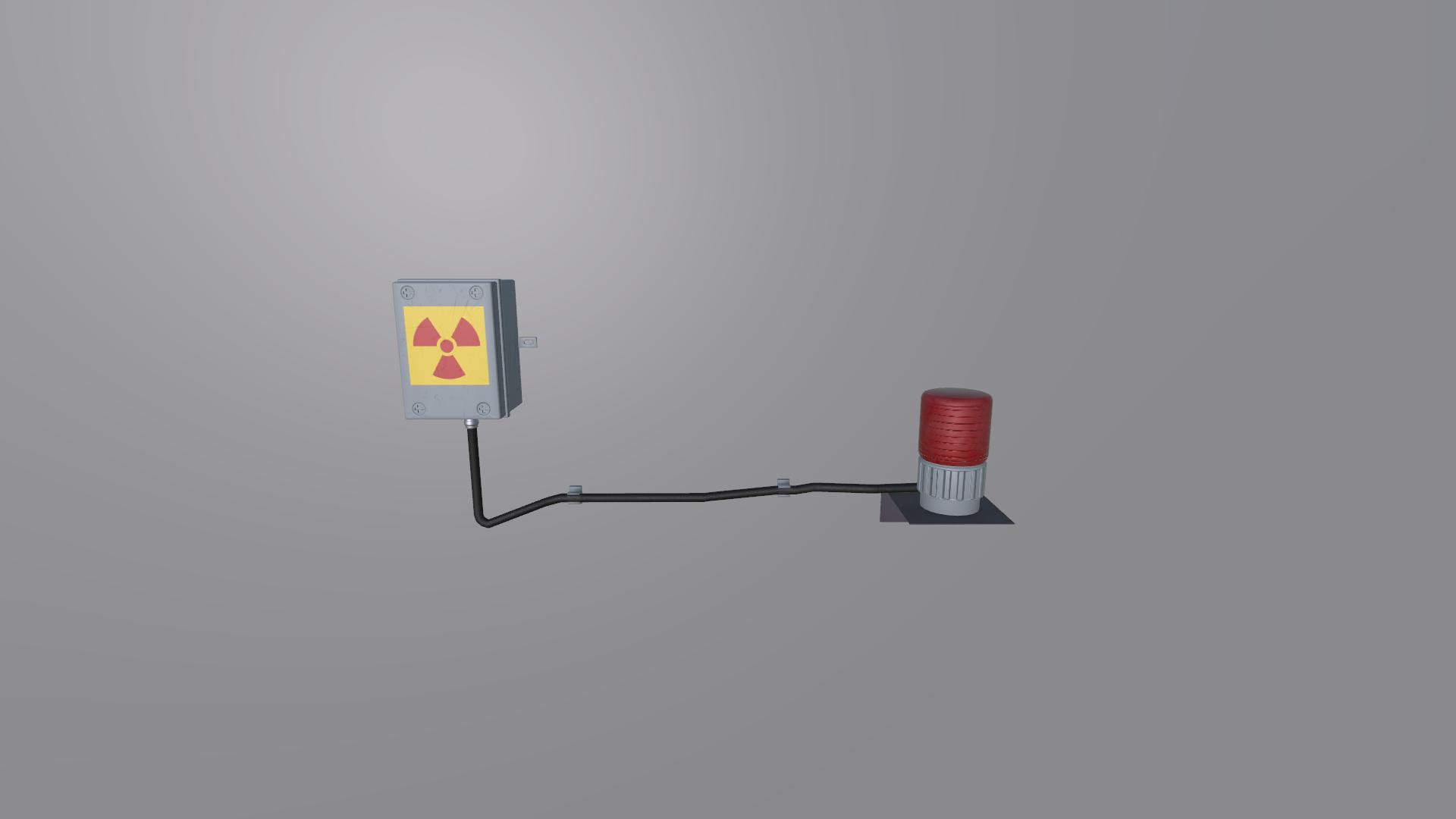 3D Model Warning Box And Warning Button - TurboSquid 2101780