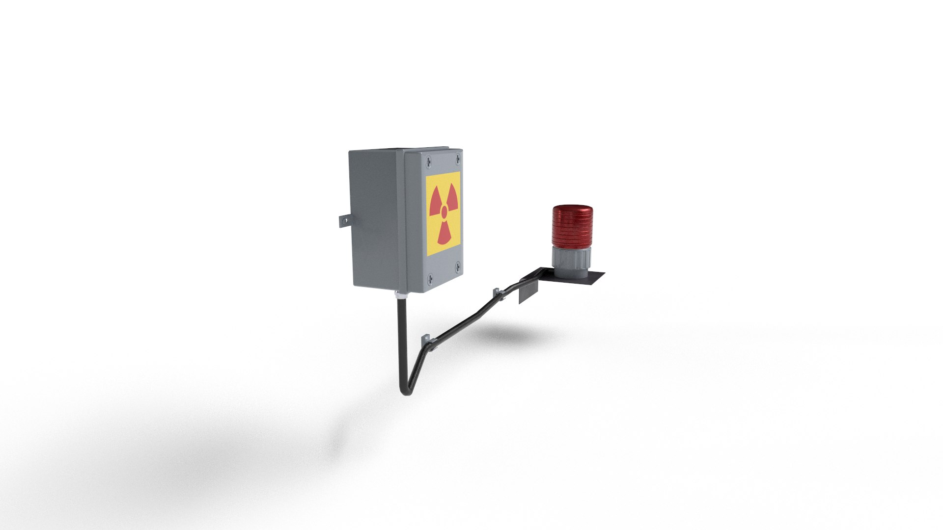 3D Model Warning Box And Warning Button - TurboSquid 2101780