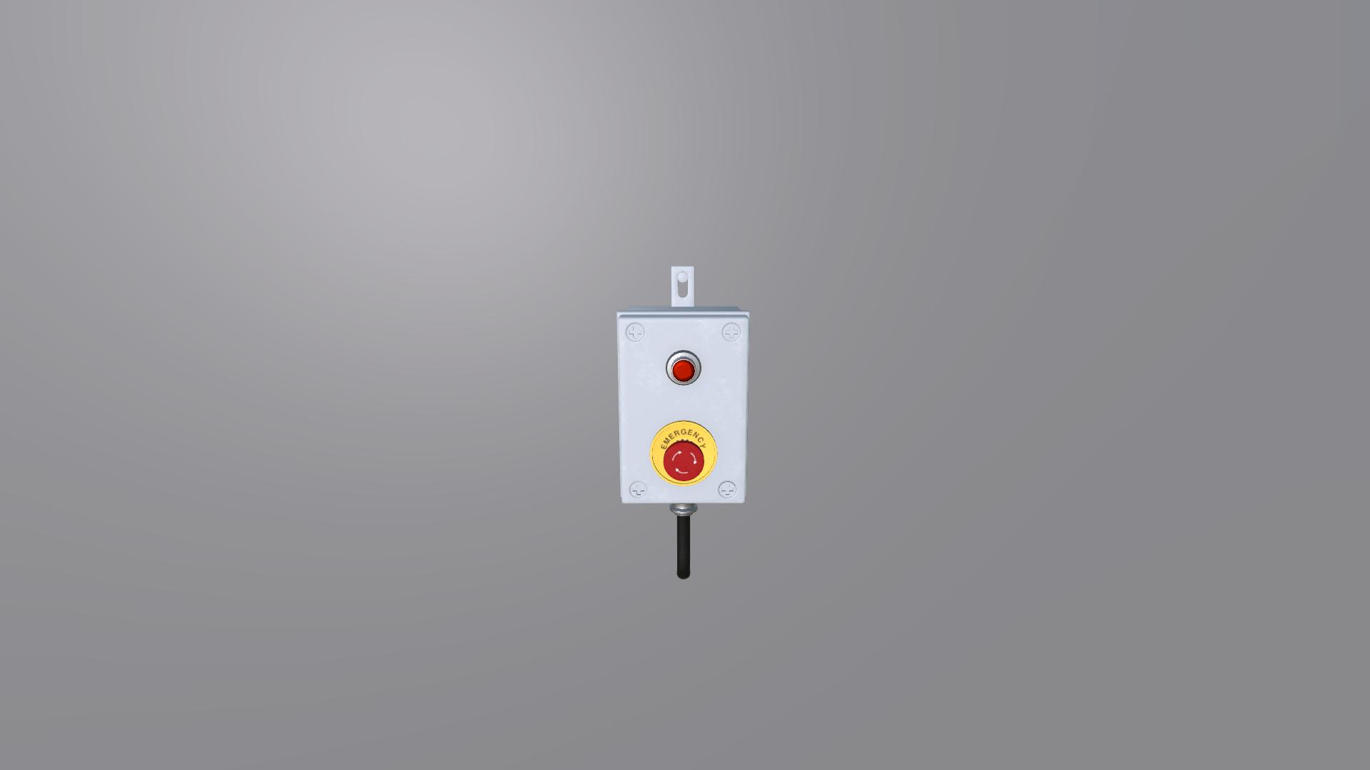 3D Model Warning Box And Warning Button - TurboSquid 2101780