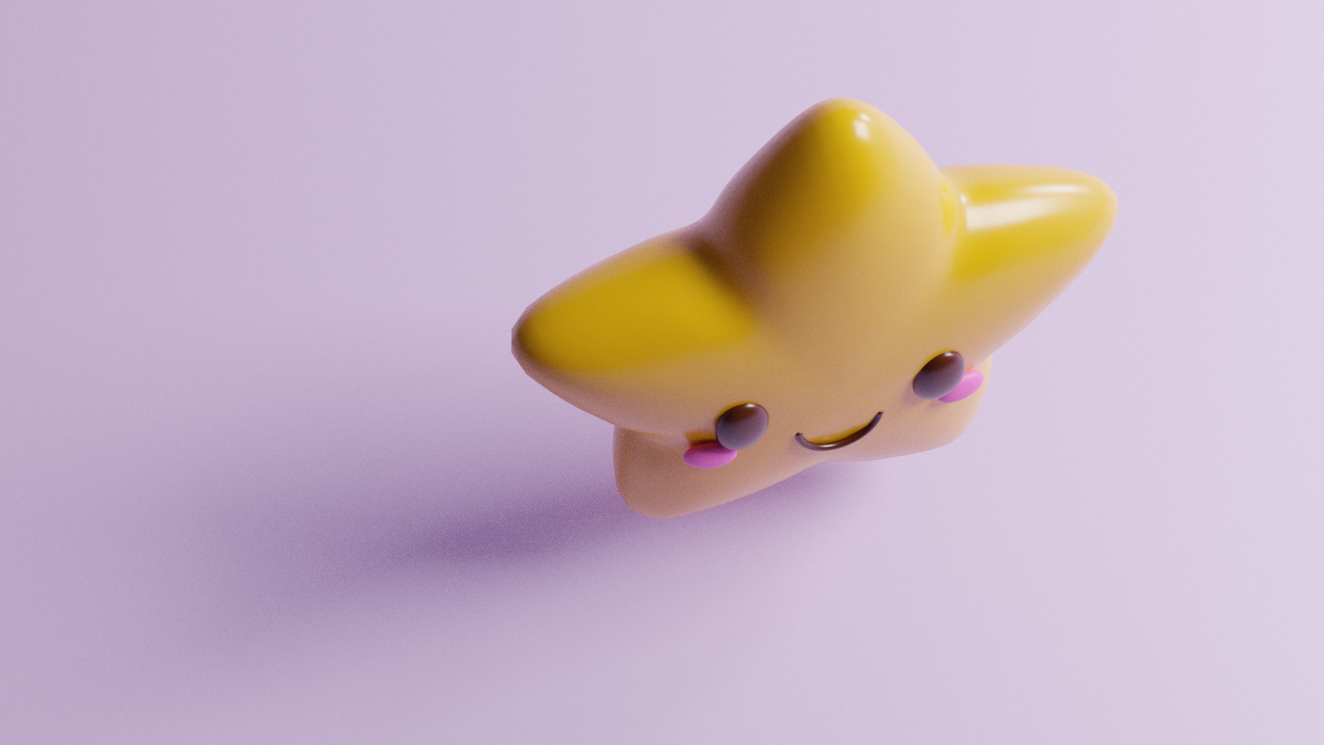 3D Star Cute 3d Model Model - TurboSquid 1979434