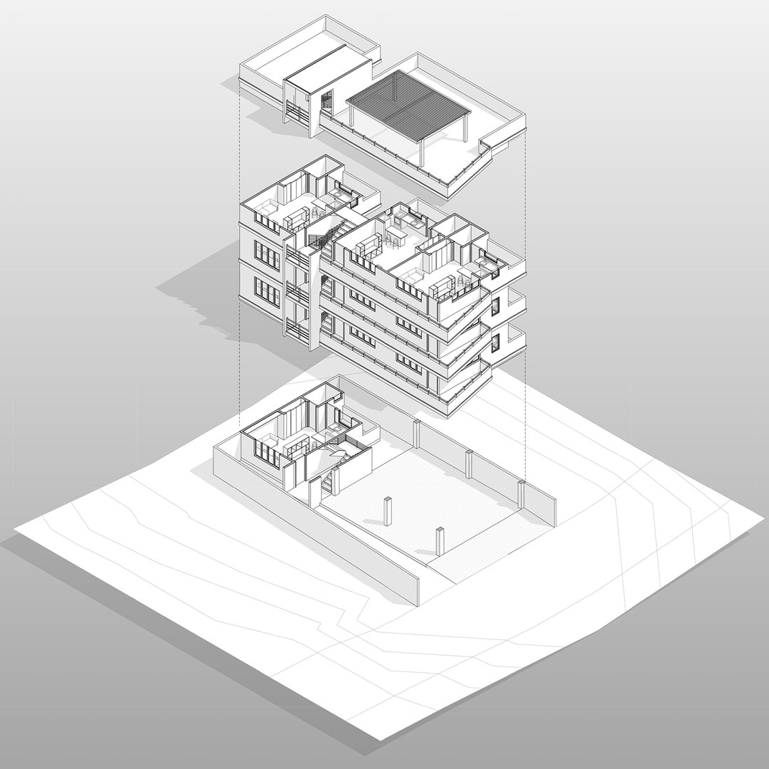 3D Revit Apartments Building - TurboSquid 1243288
