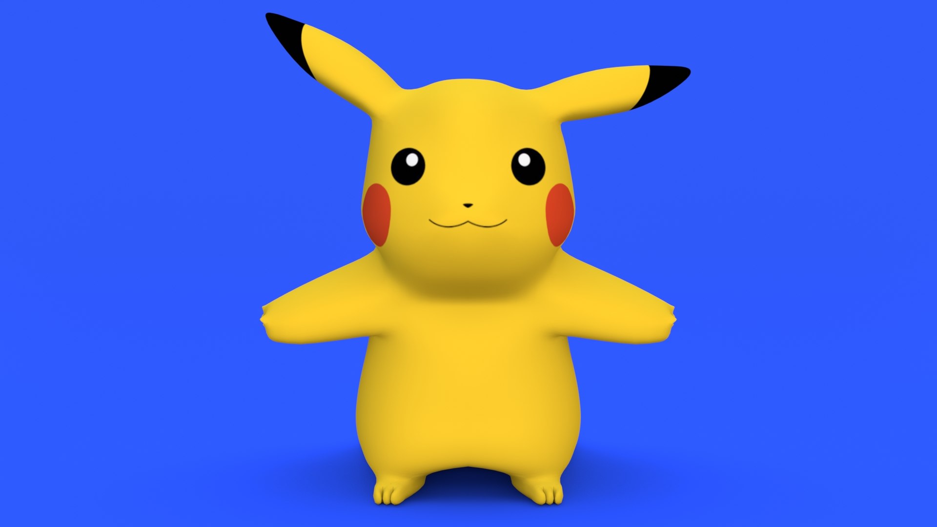 3D Pikachu Model - TurboSquid 1890589