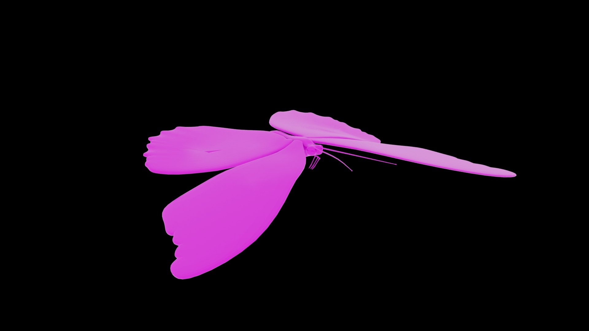 3D Animated Moth Rigged For Maya - TurboSquid 2374677