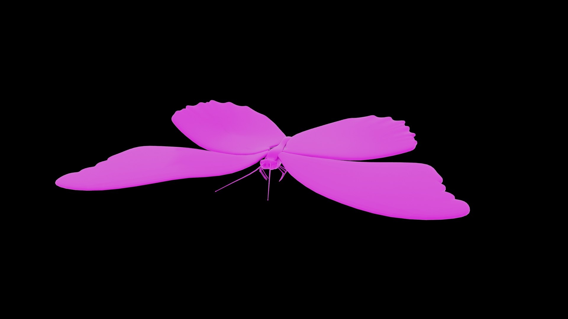 3D Animated Moth Rigged For Maya - TurboSquid 2374677