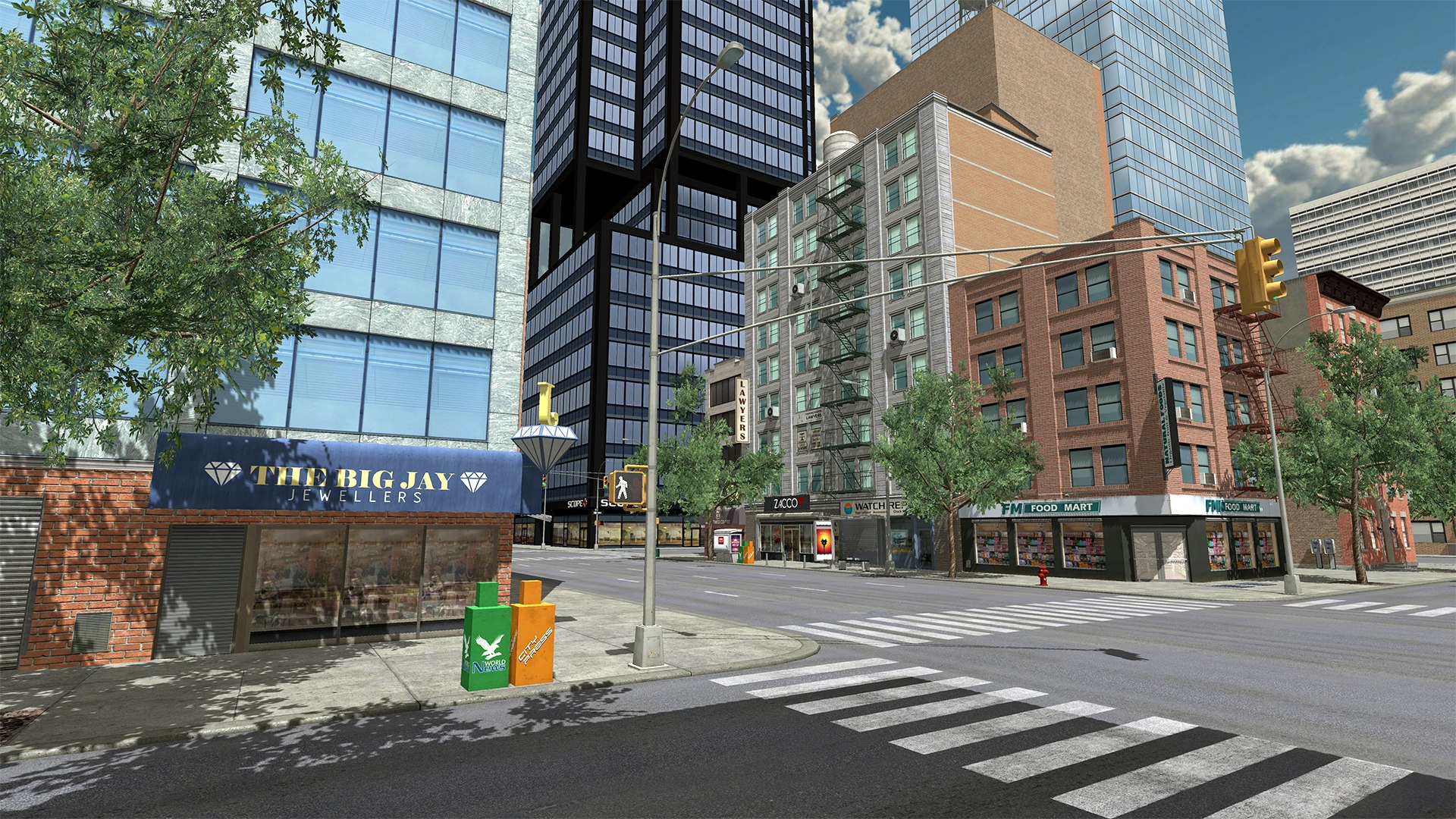 3D Modern City Pack New York Model - TurboSquid 1491541