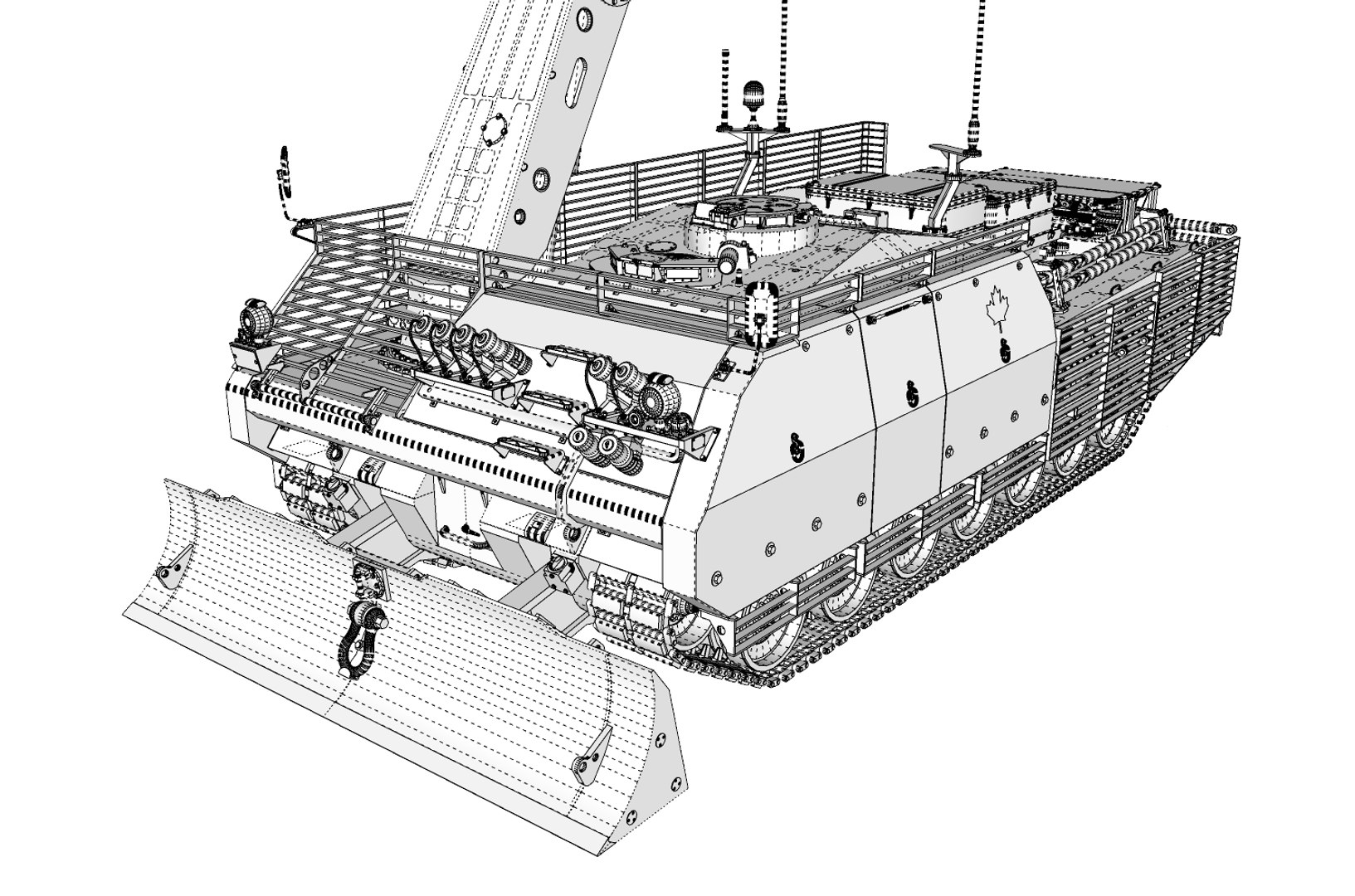 3D Wisent 2 Leopard Canadian - TurboSquid 1518525