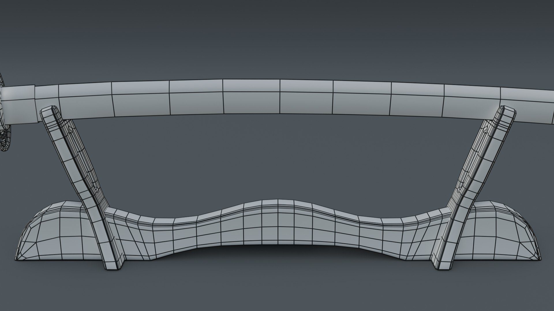 Katana With Rack Weathered 3D Model - TurboSquid 2191237