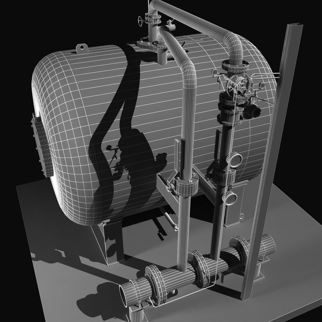 3d Model Of Water Tank