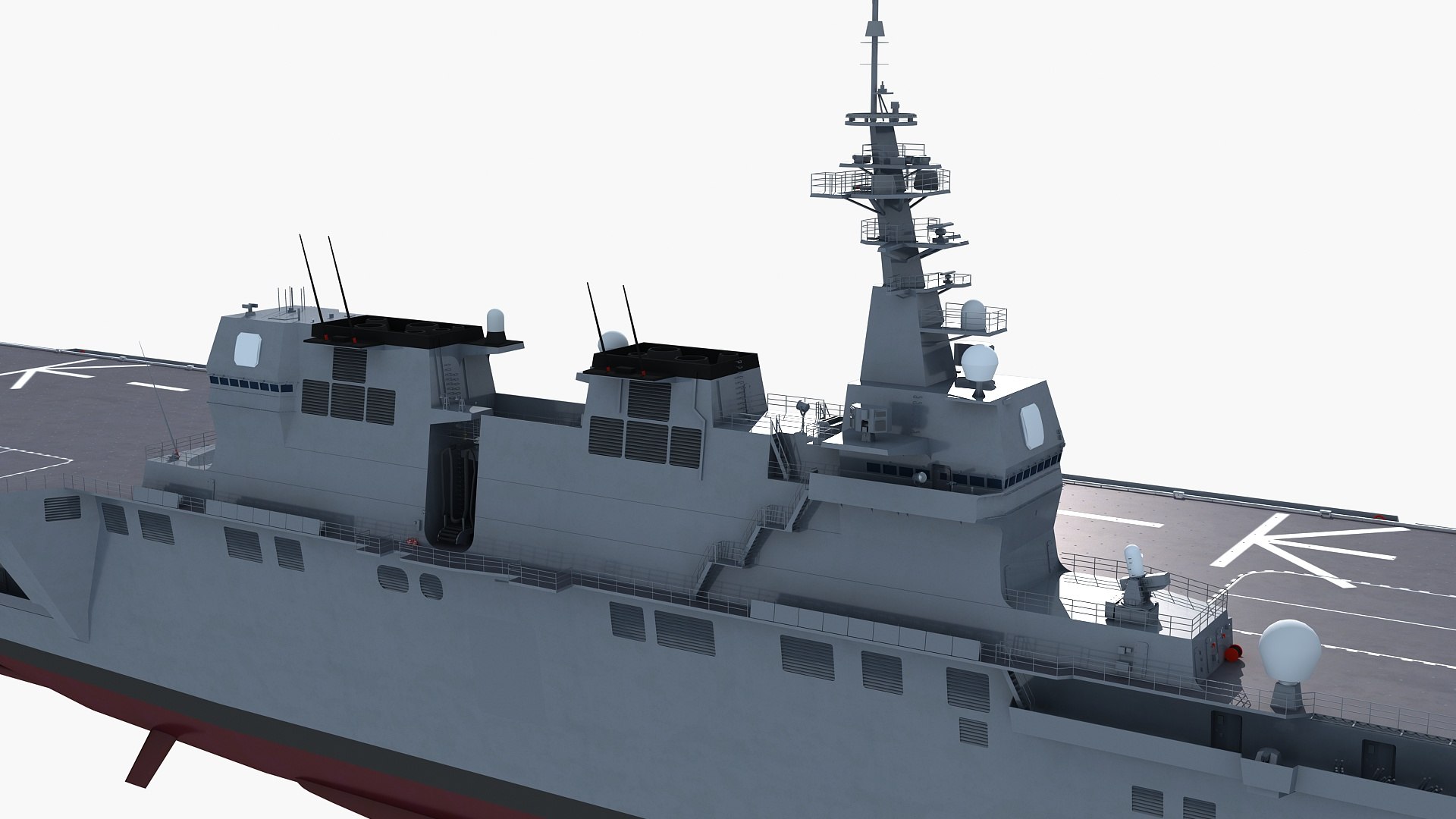 Izumo Class Izumo Helicopter Destroyer 183 3D Model - TurboSquid 2171428