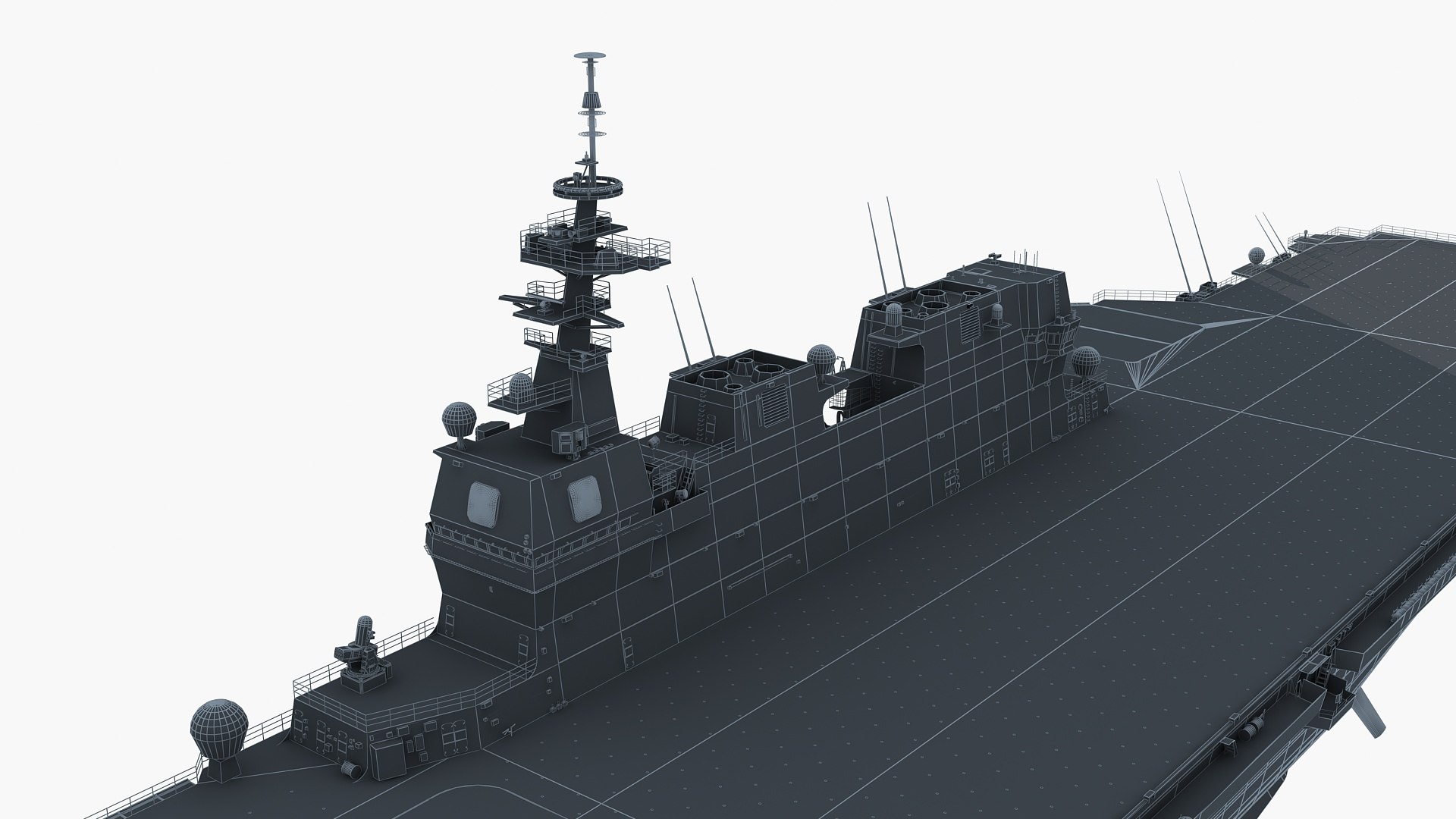 Izumo Class Izumo Helicopter Destroyer 183 3D Model - TurboSquid 2171428