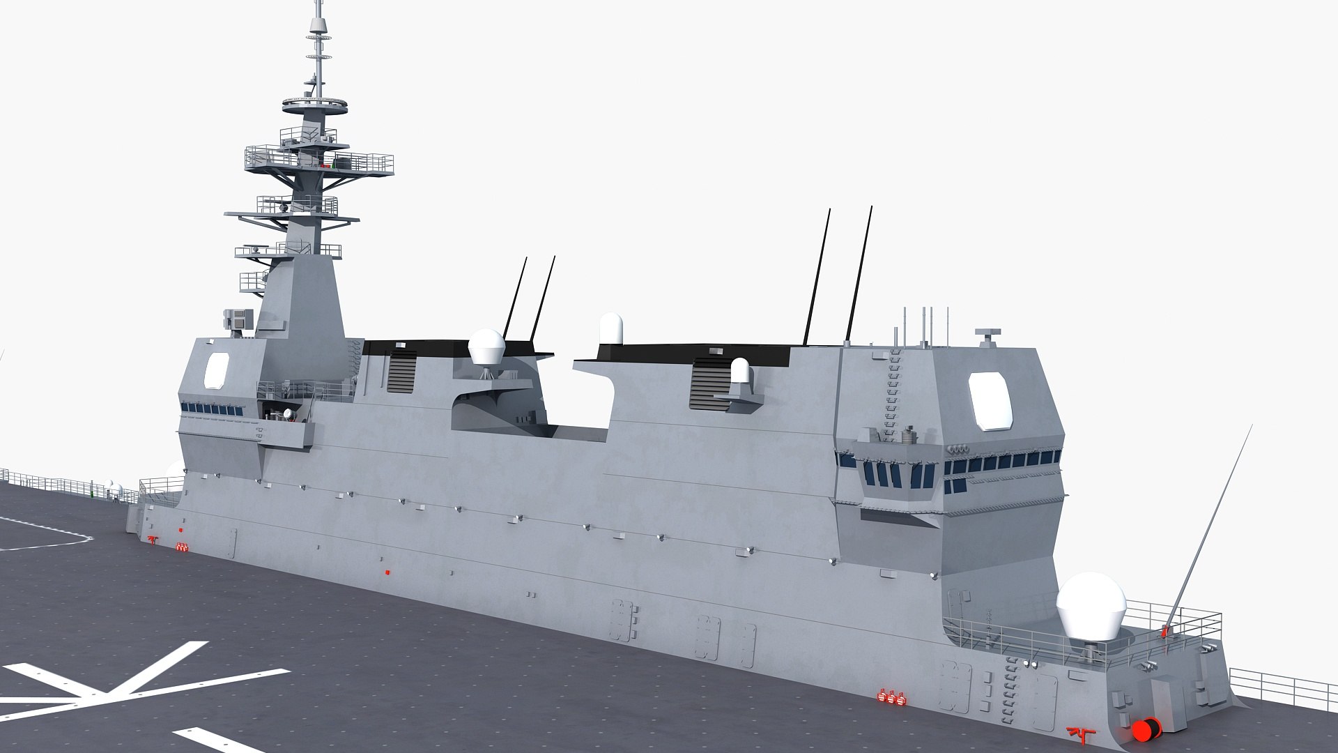 Izumo Class Izumo Helicopter Destroyer 183 3D Model - TurboSquid 2171428
