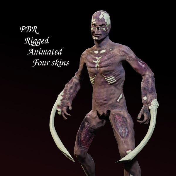 Zombie Blender Models for Download | TurboSquid