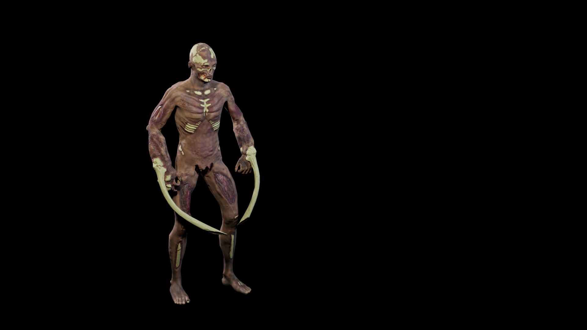 3D Zombie Mutant - TurboSquid 1724817