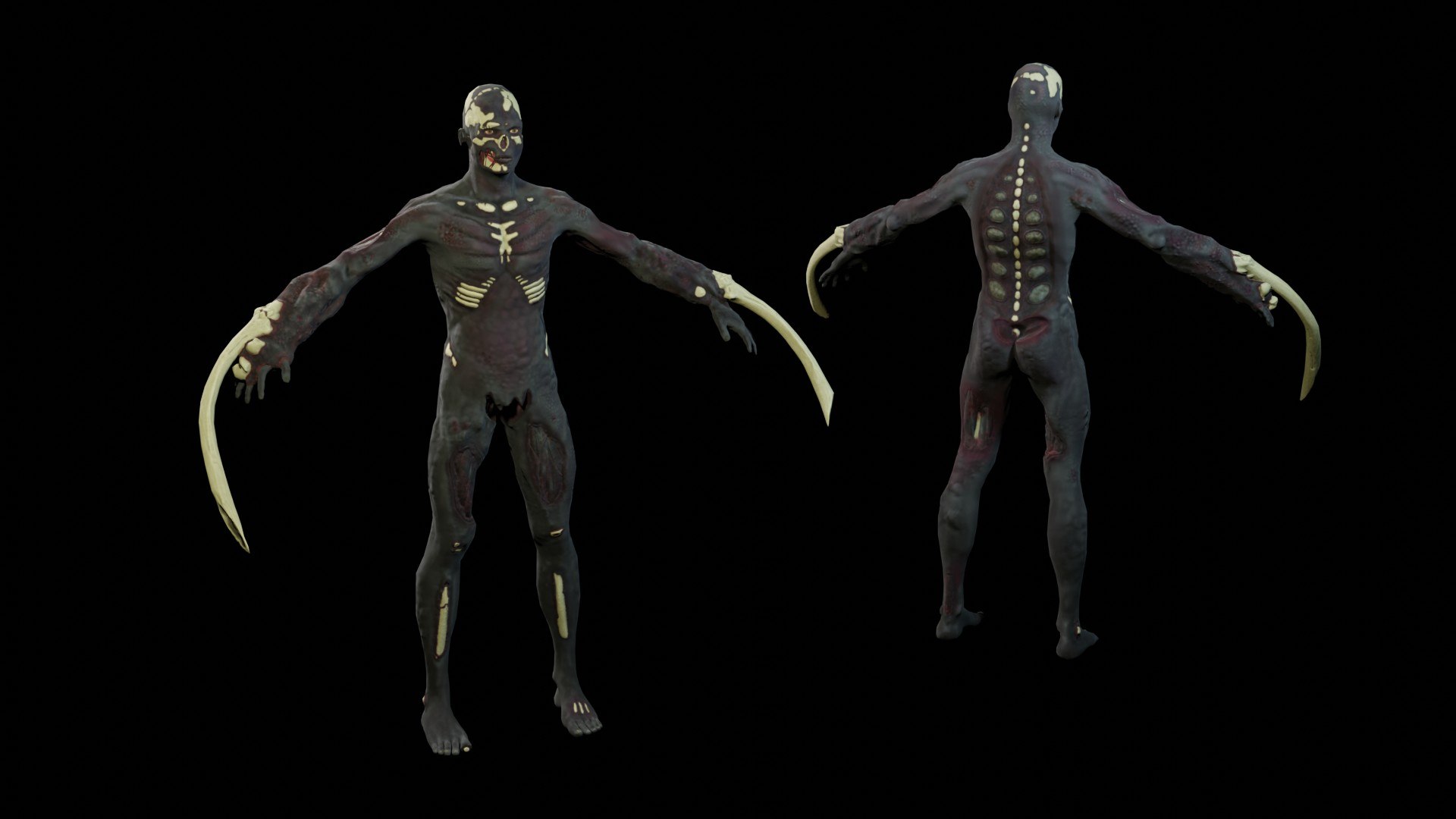 3D Zombie Mutant - TurboSquid 1724817
