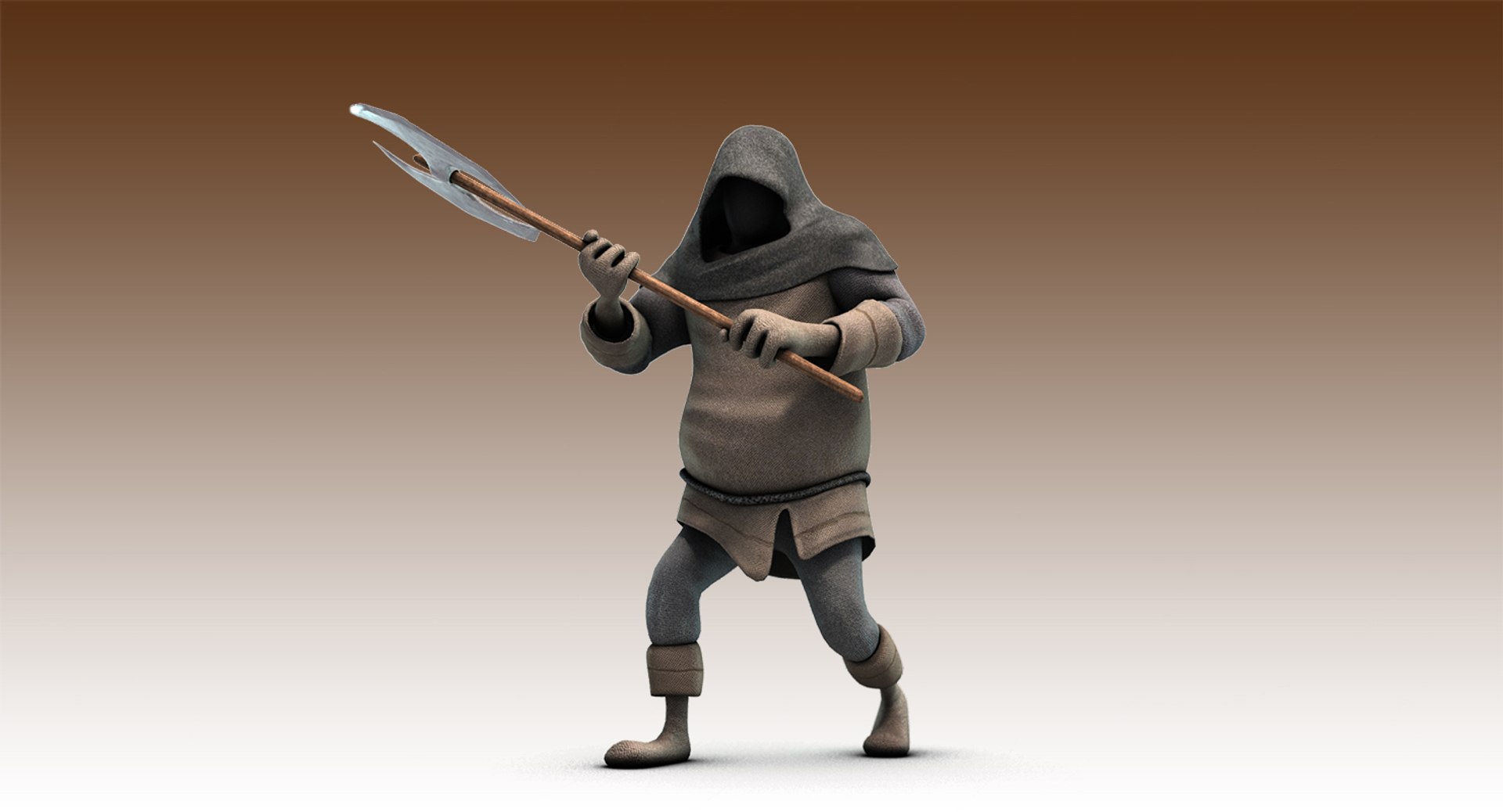 executioner rigged 3d model