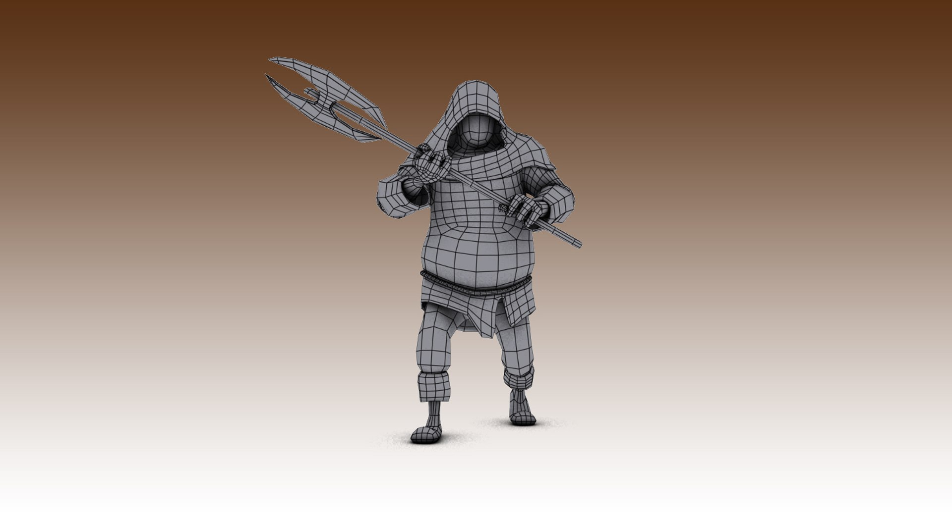 executioner rigged 3d model