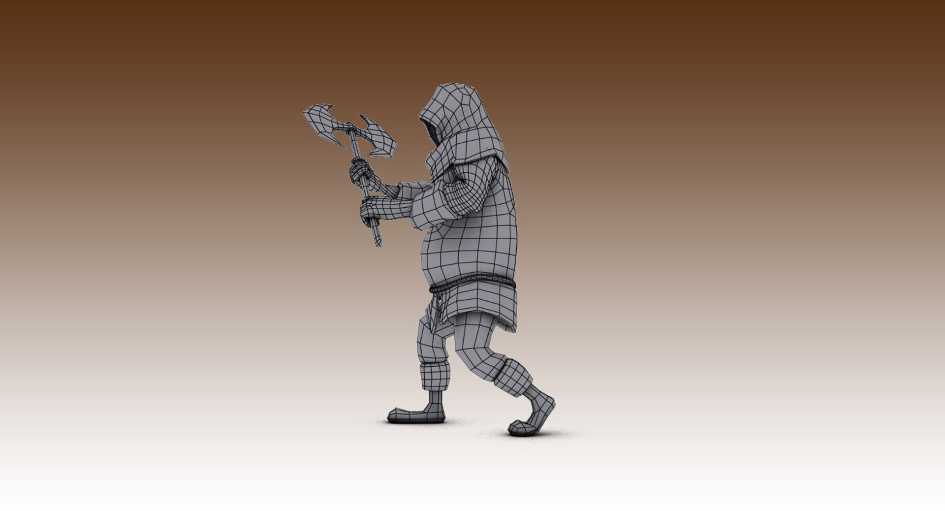 executioner rigged 3d model