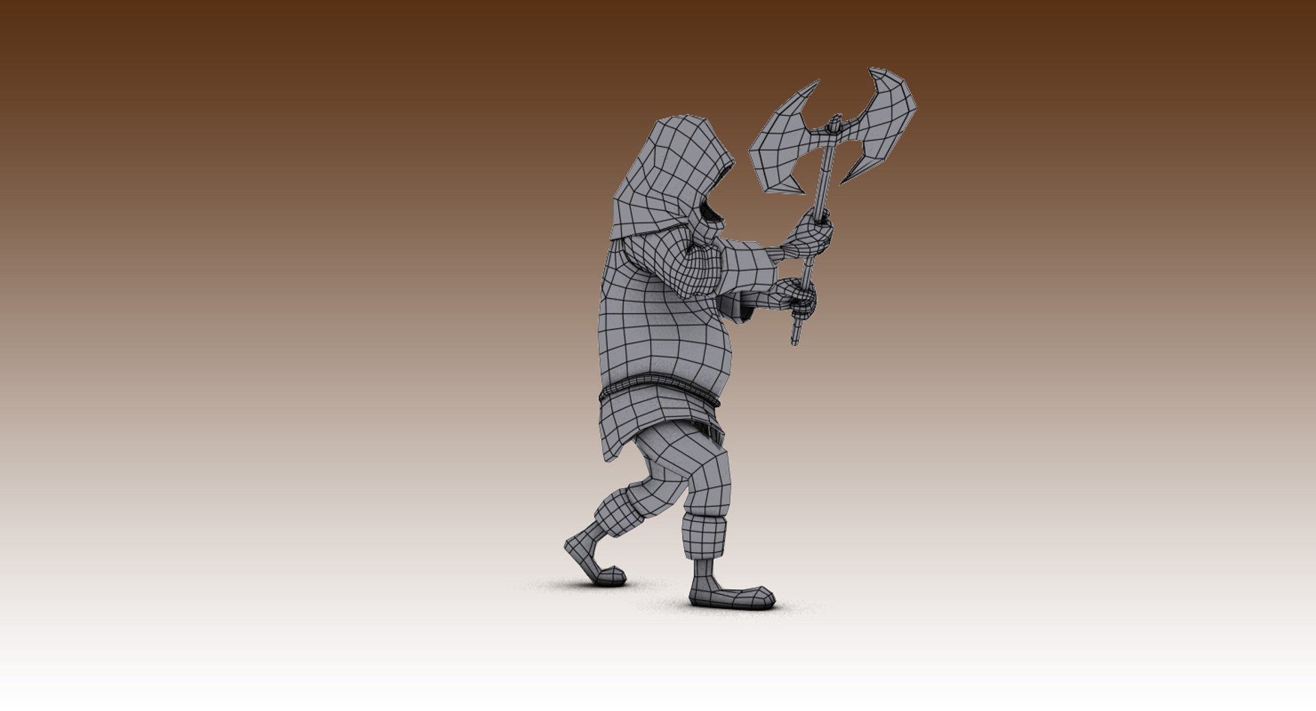 executioner rigged 3d model