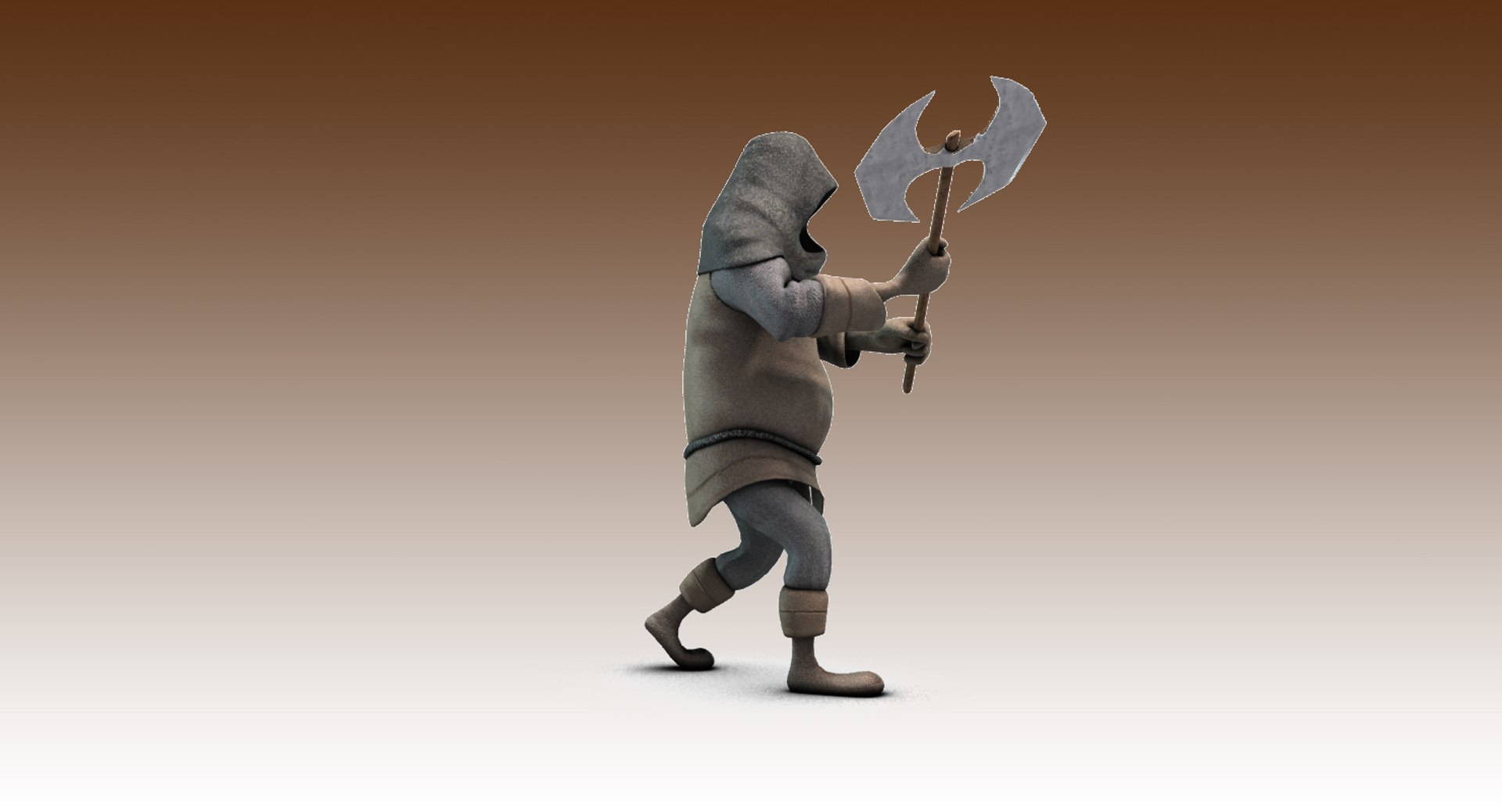 executioner rigged 3d model
