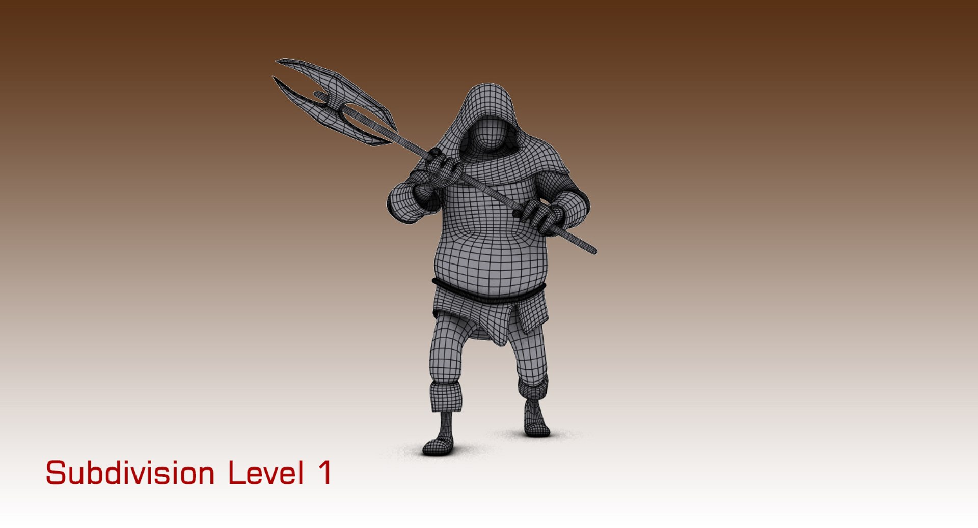 executioner rigged 3d model