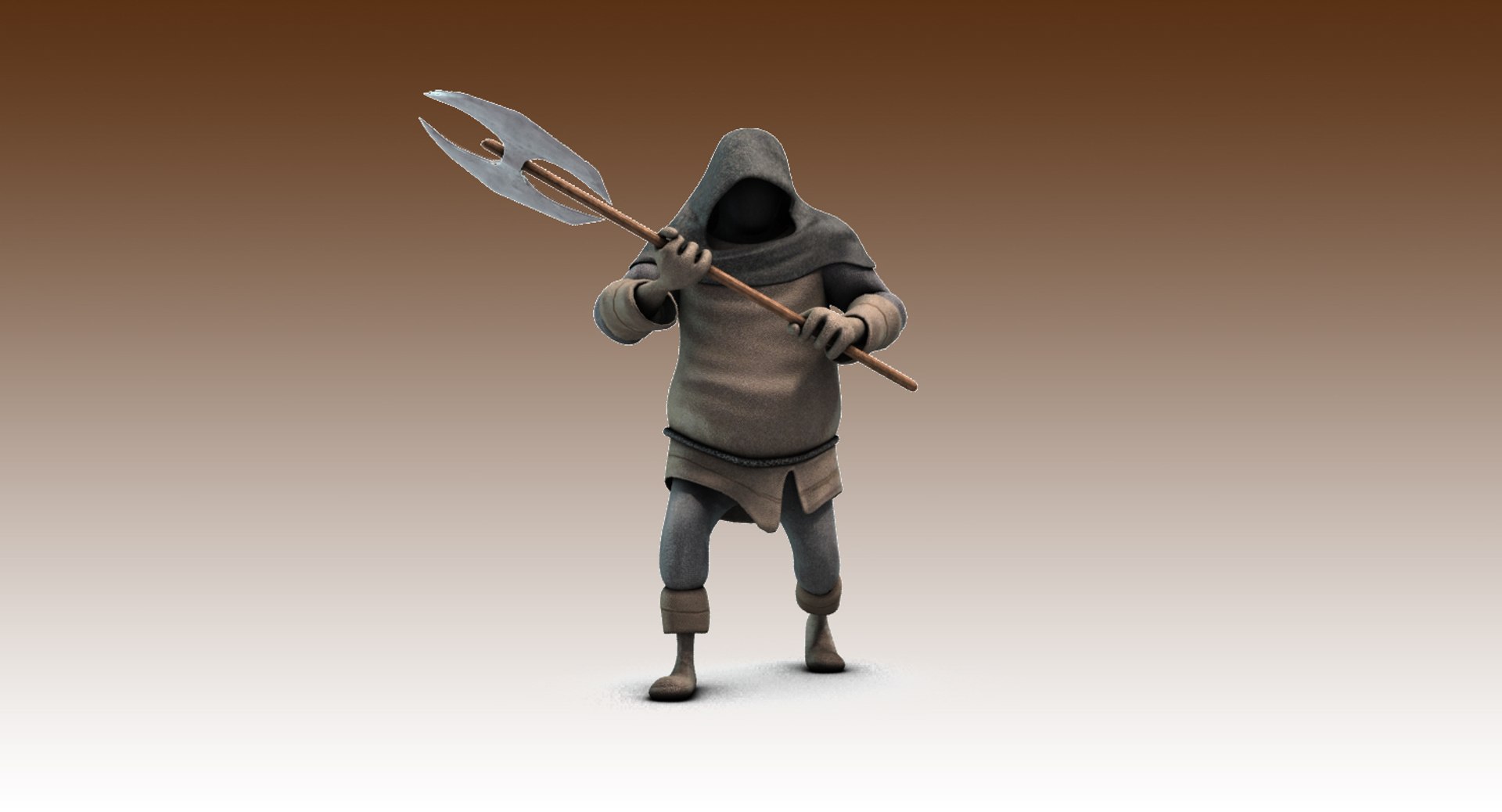 executioner rigged 3d model