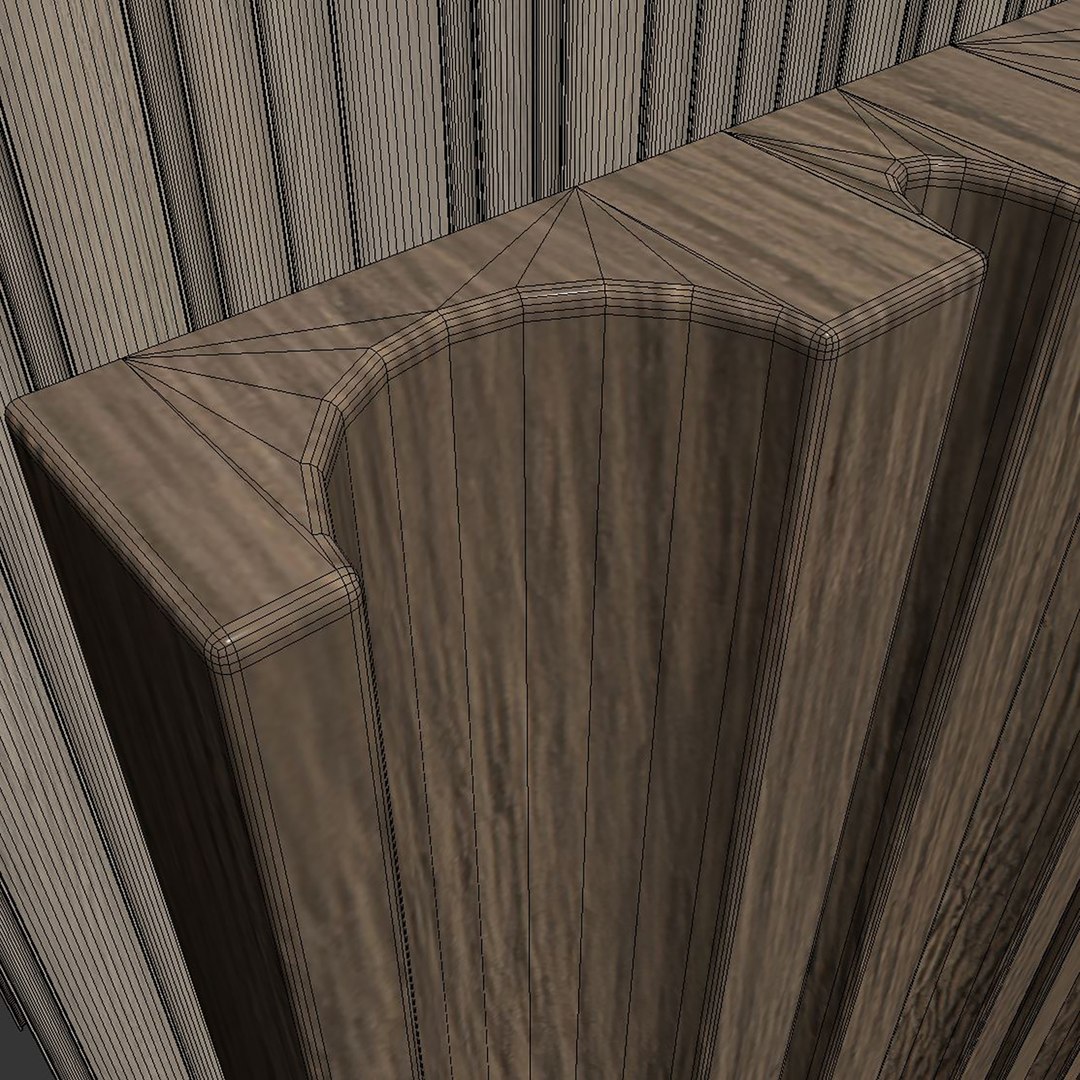 Wood Panel Set V06 3D Model - TurboSquid 1915885