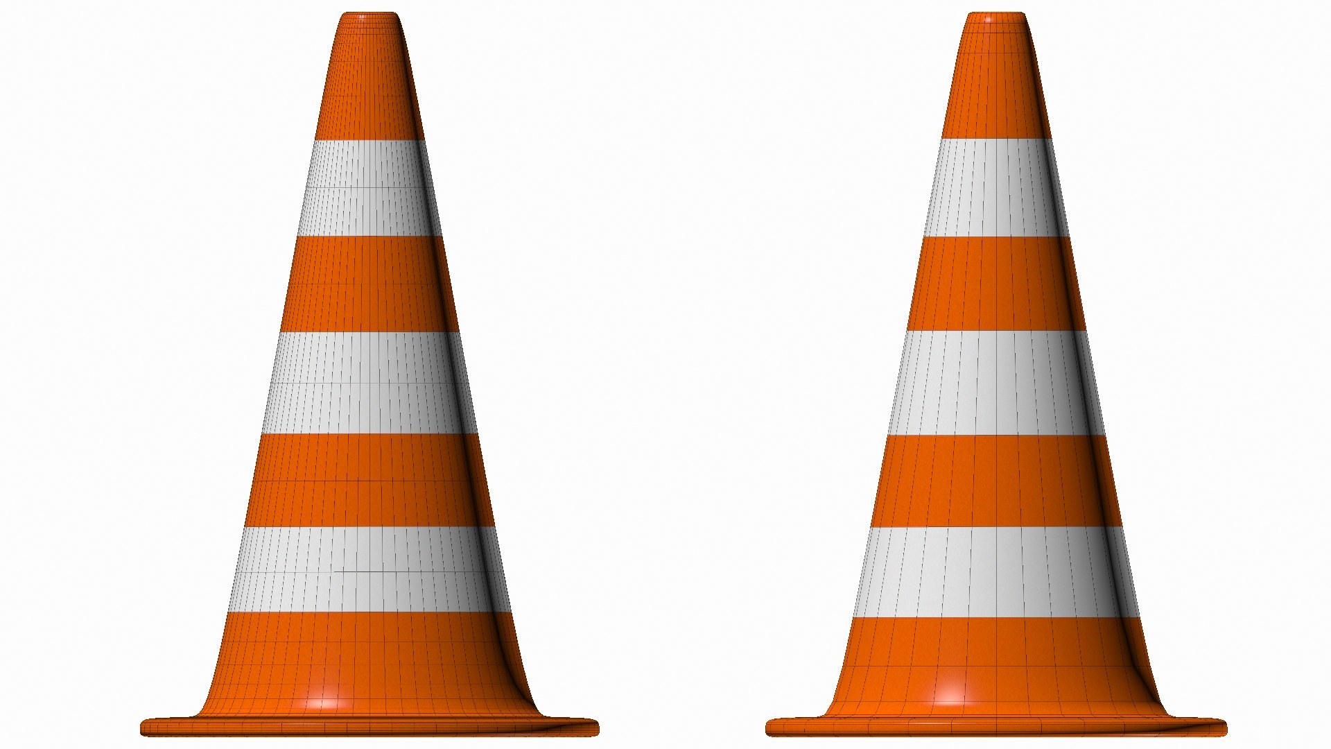 3d Model Of Traffic Cone