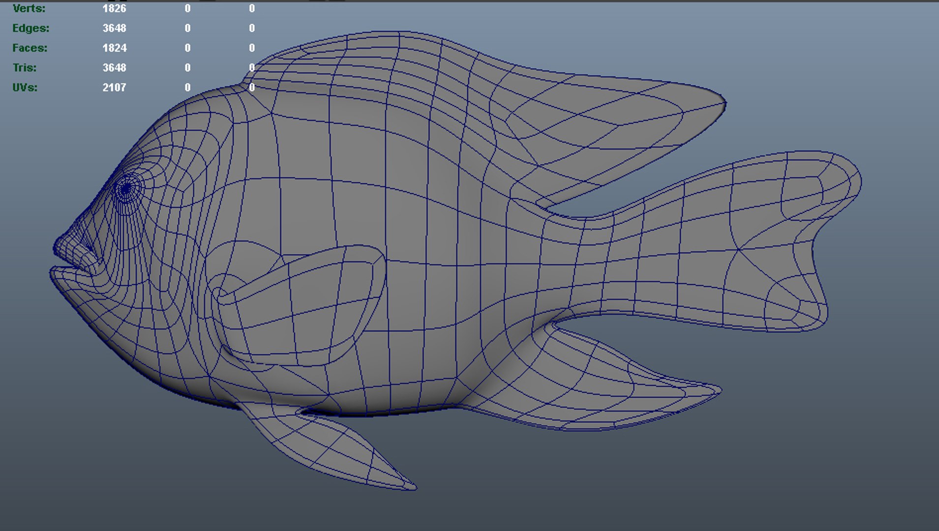 3D Giant Damselfish - TurboSquid 1171075