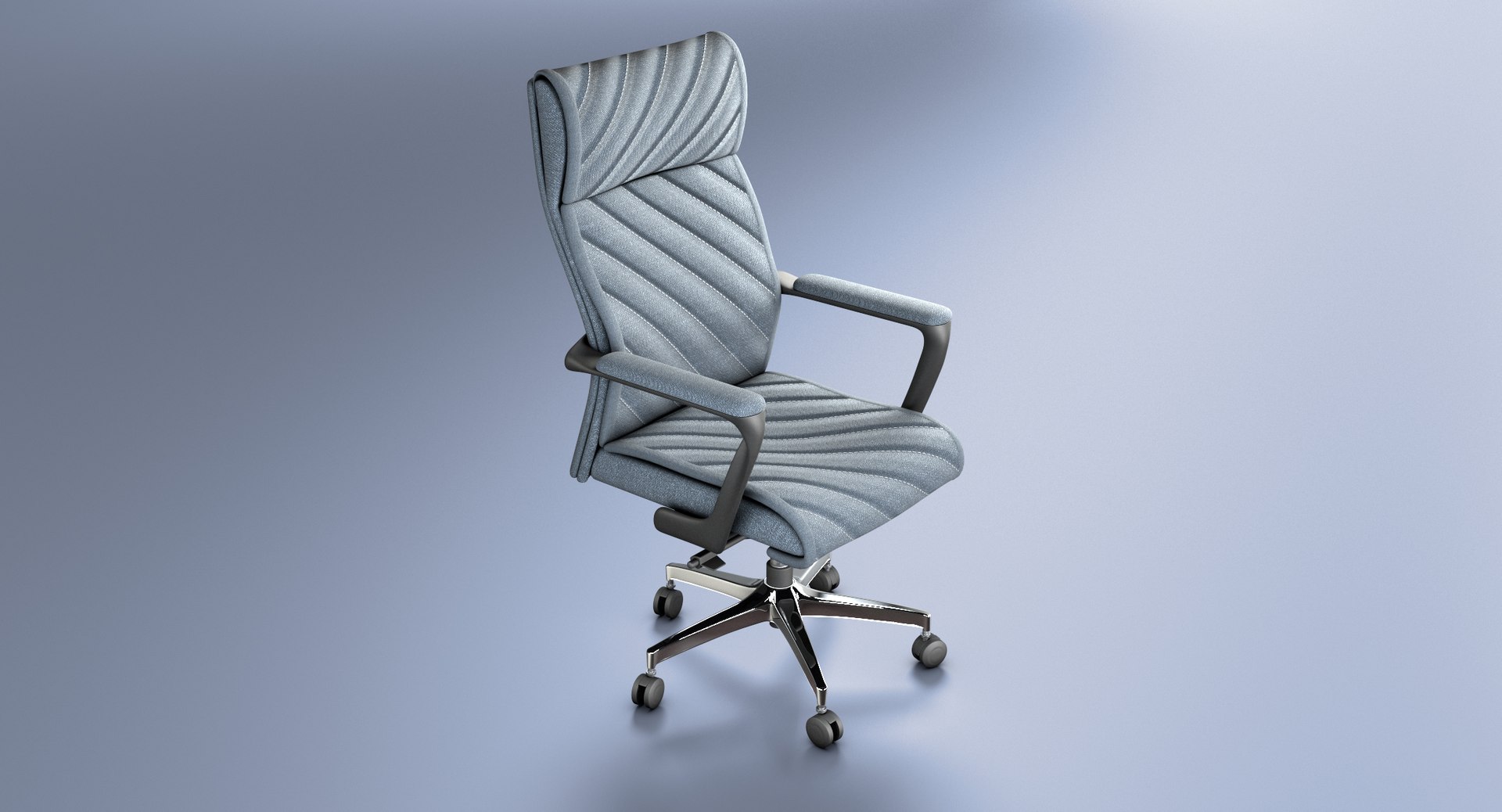 Presidential Office Armchair Seat 3D Model - TurboSquid 1432389