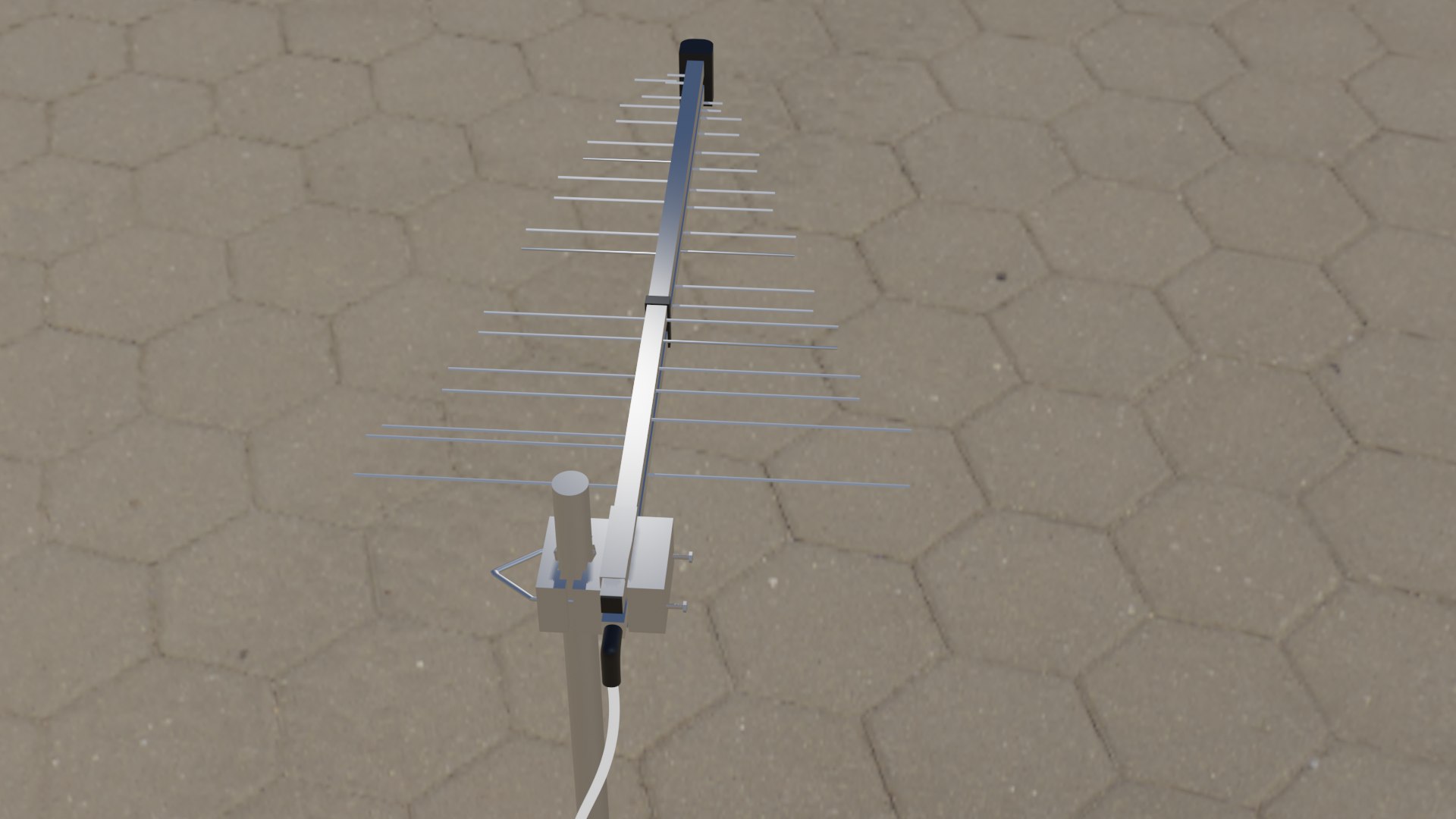 Logarithmic Antenna 3D - TurboSquid 1499149