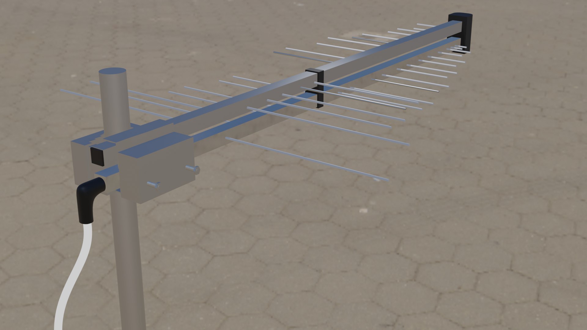 Logarithmic Antenna 3D - TurboSquid 1499149