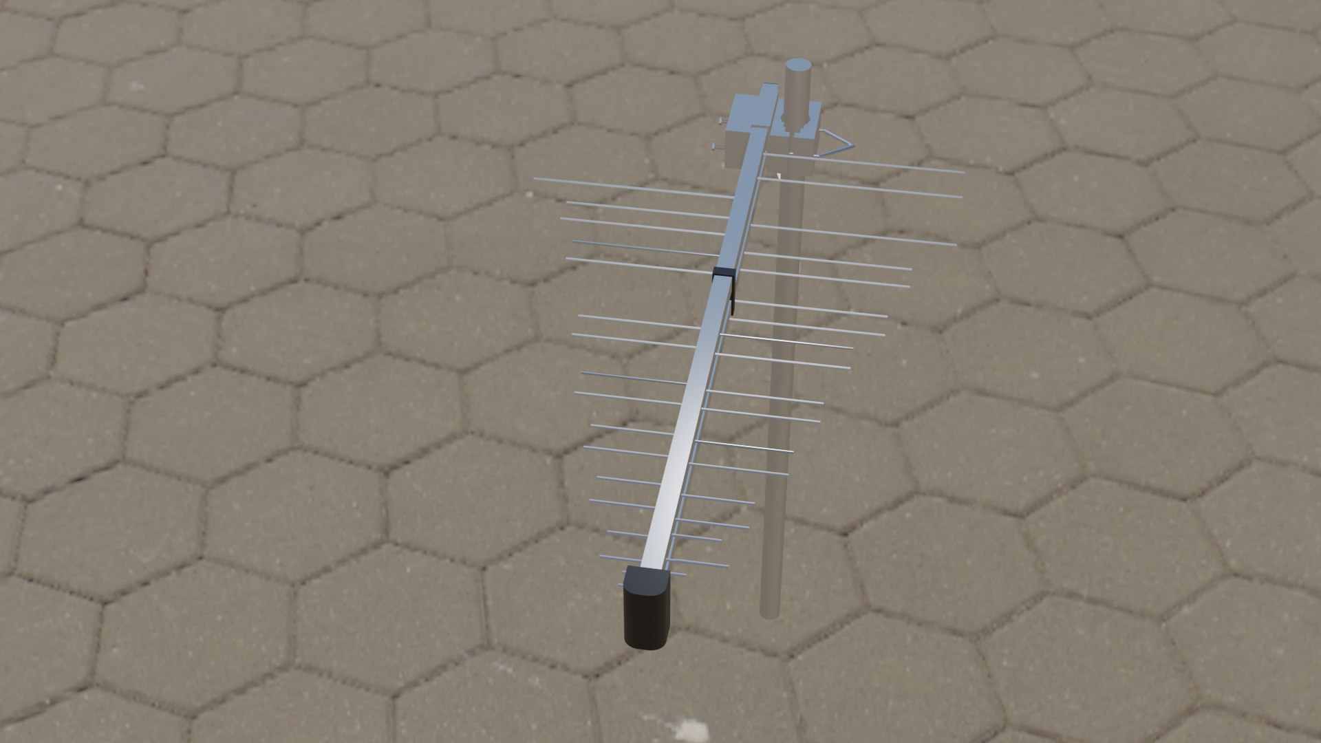 Logarithmic Antenna 3D - TurboSquid 1499149