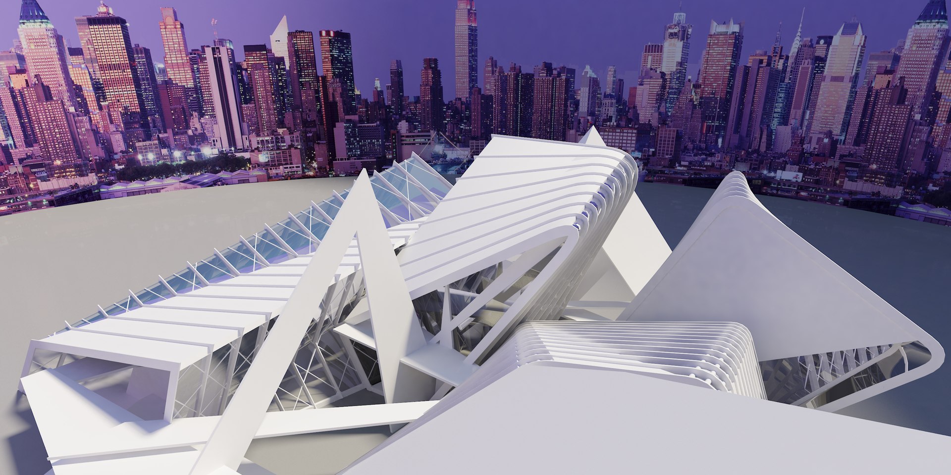 Modern Futuristic 3d Model