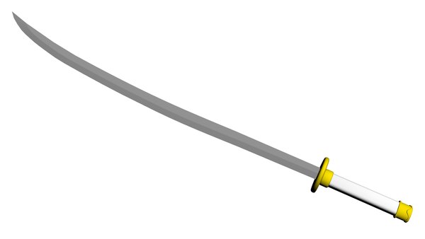 3D simple samurai sword katana - TurboSquid 1505817