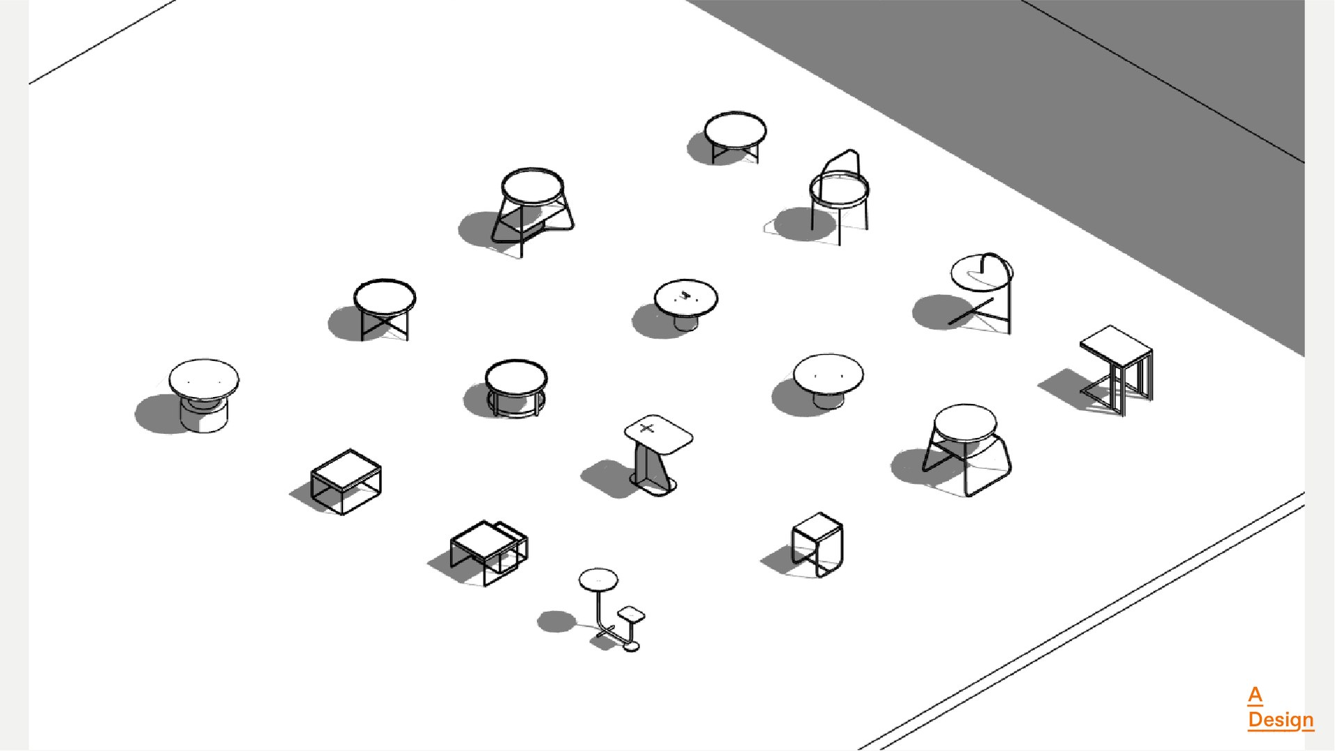 3D Coffee Tables - Pack Of Revit Families - TurboSquid 2151419