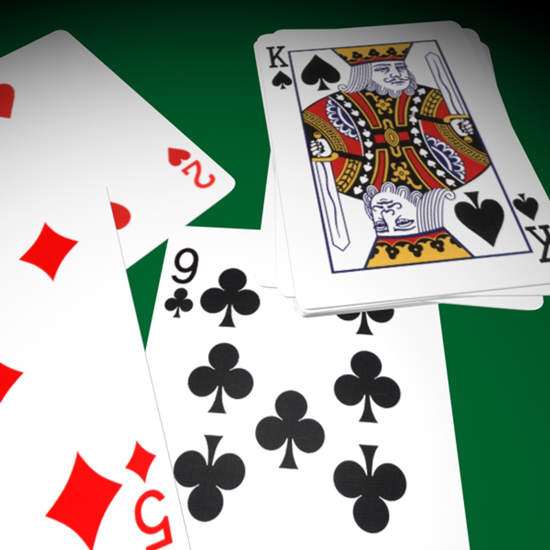 3d Set Cards Model