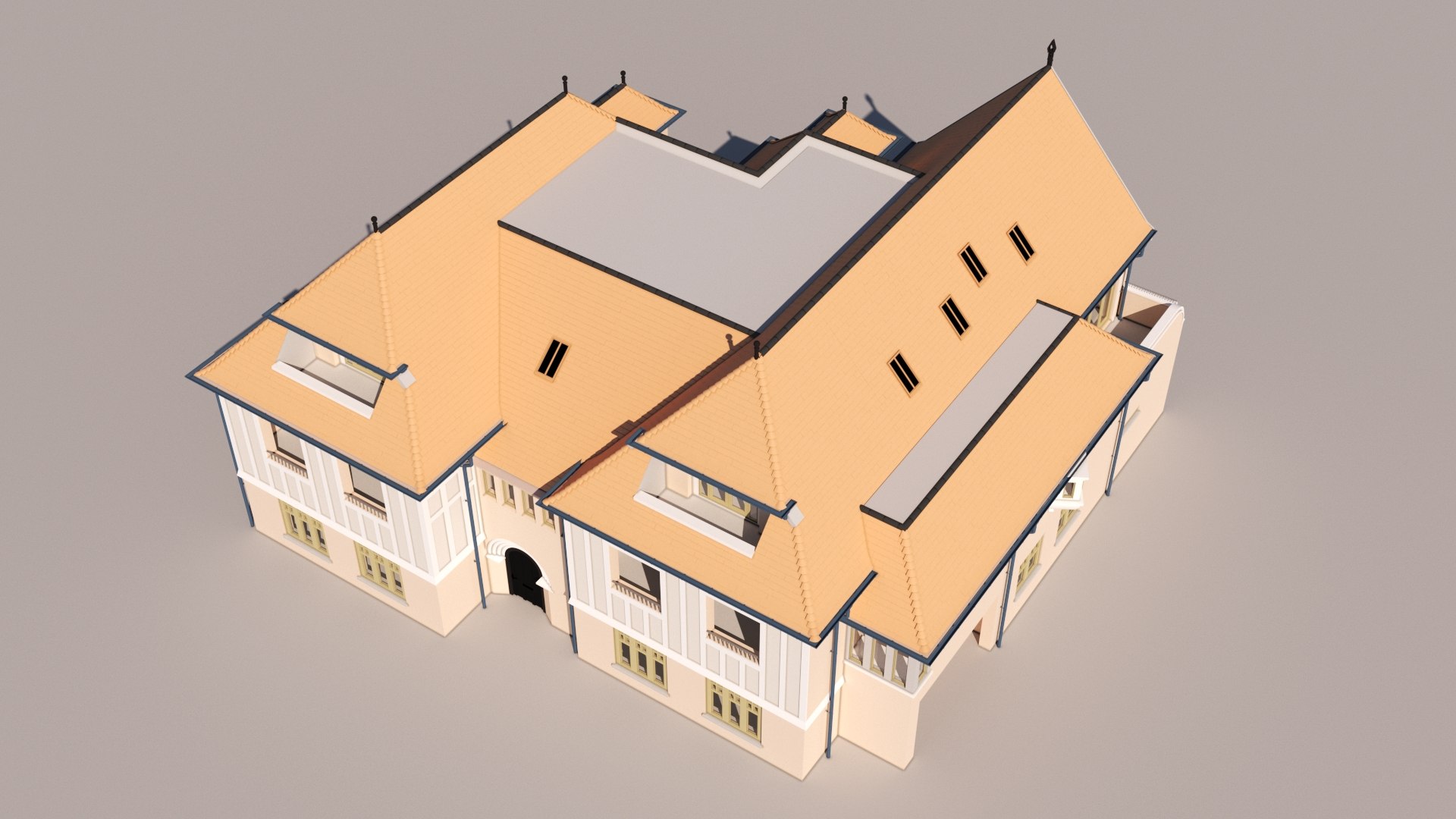 Hayes Lane House 3D Model - TurboSquid 2046179
