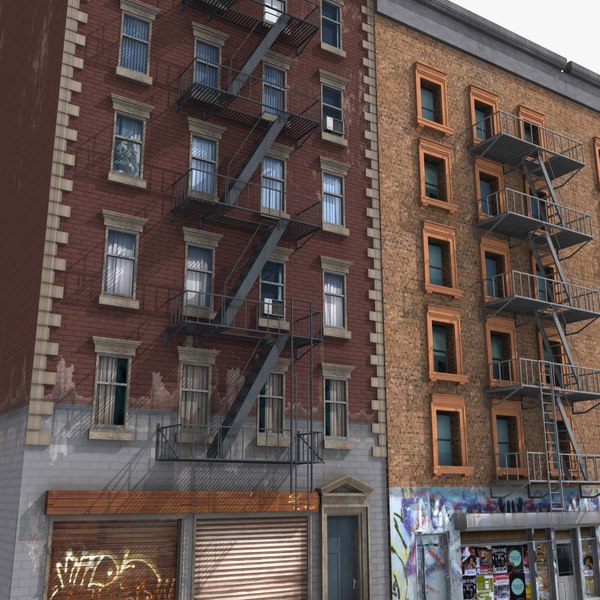 bronx buildings 3d 3ds