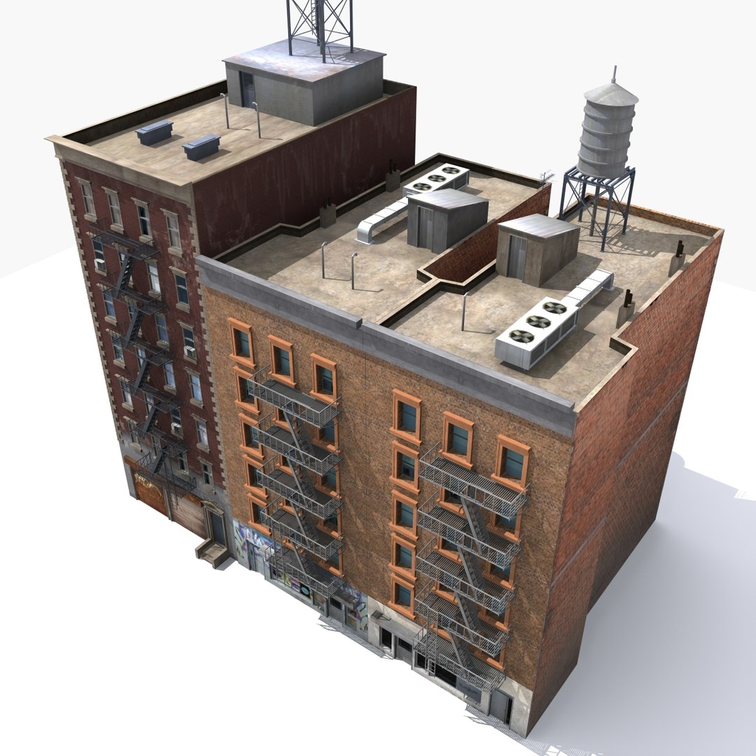 Bronx Buildings 3d 3ds