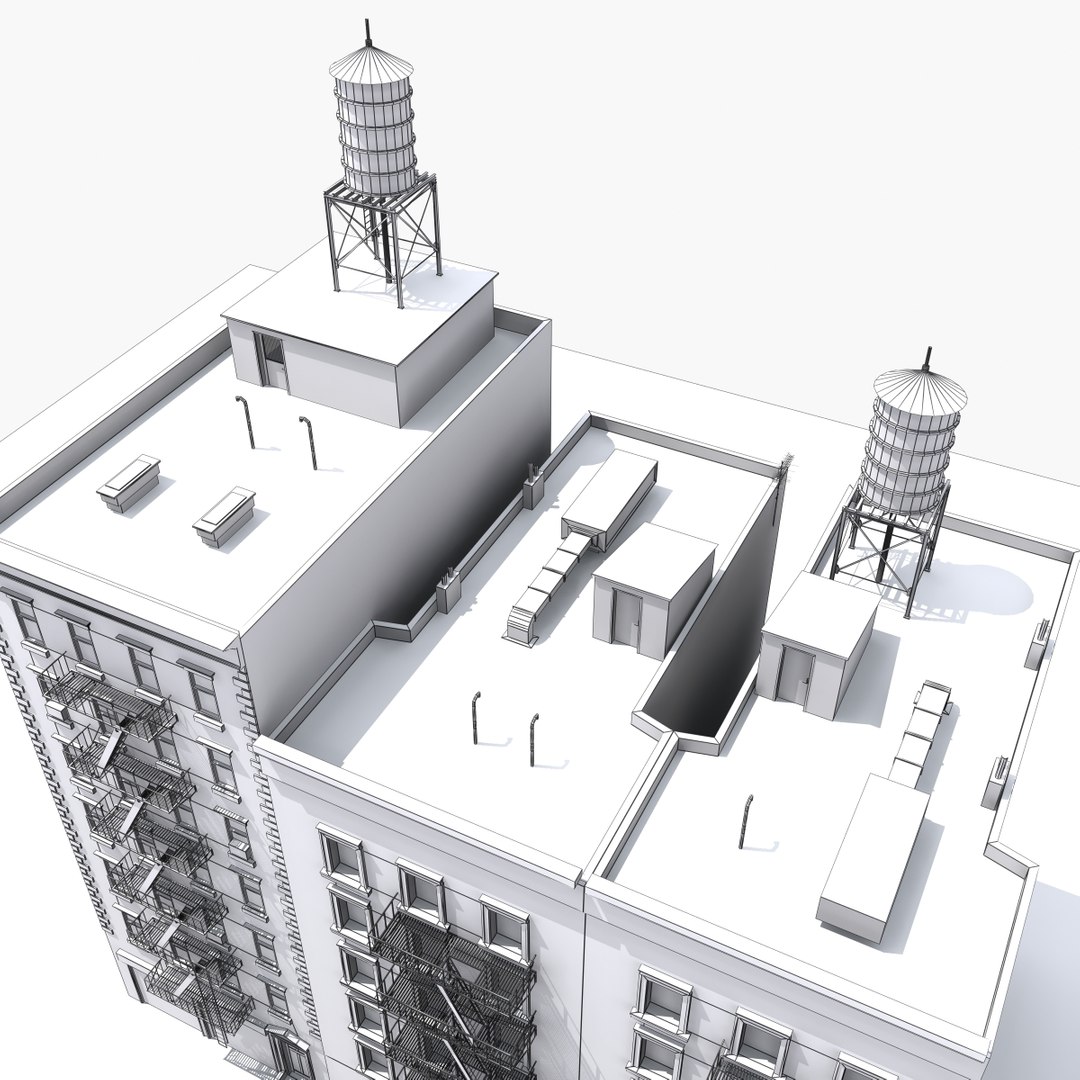 Bronx Buildings 3d 3ds