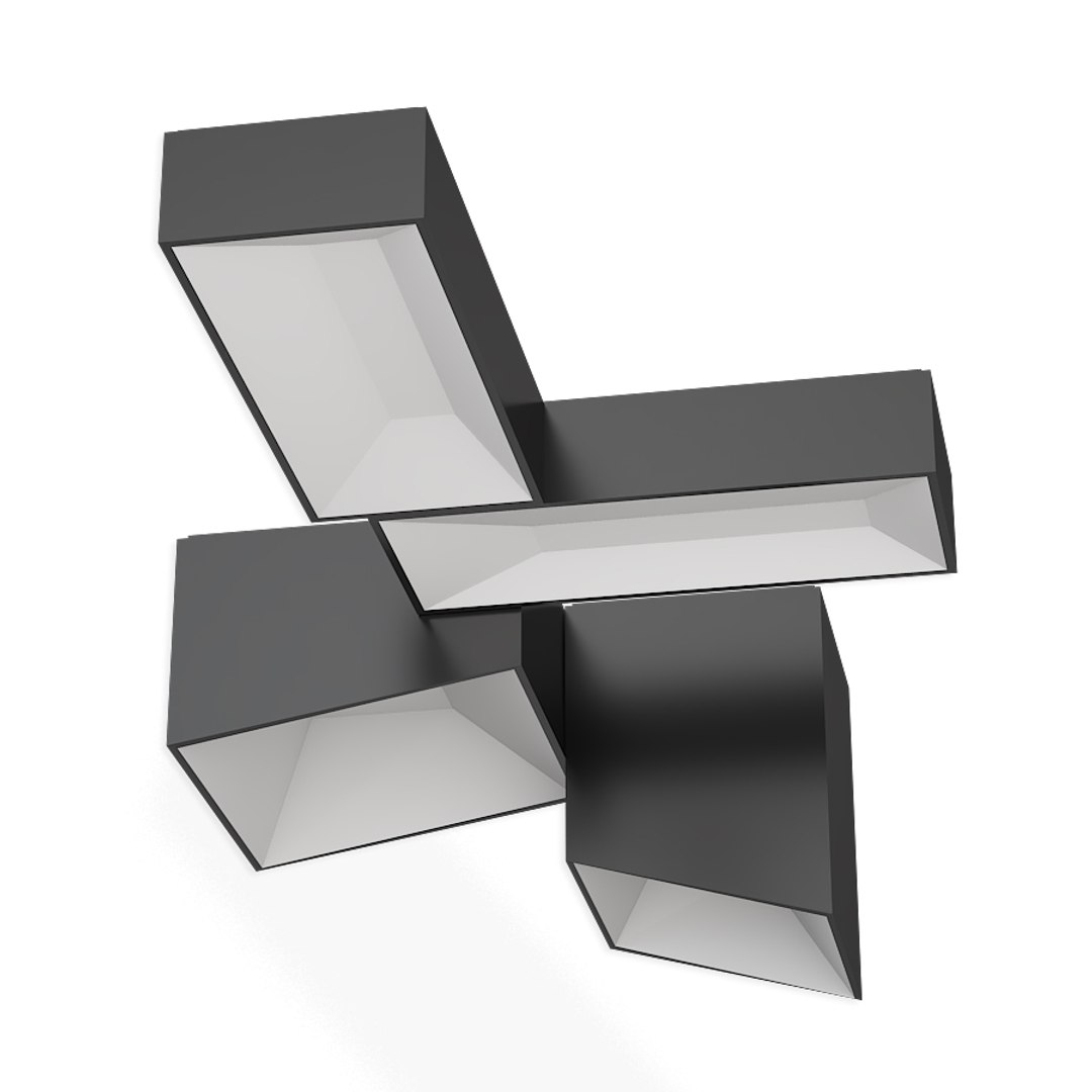 3D Vibia Link Xxl Ceiling Lamp - TurboSquid 1615303