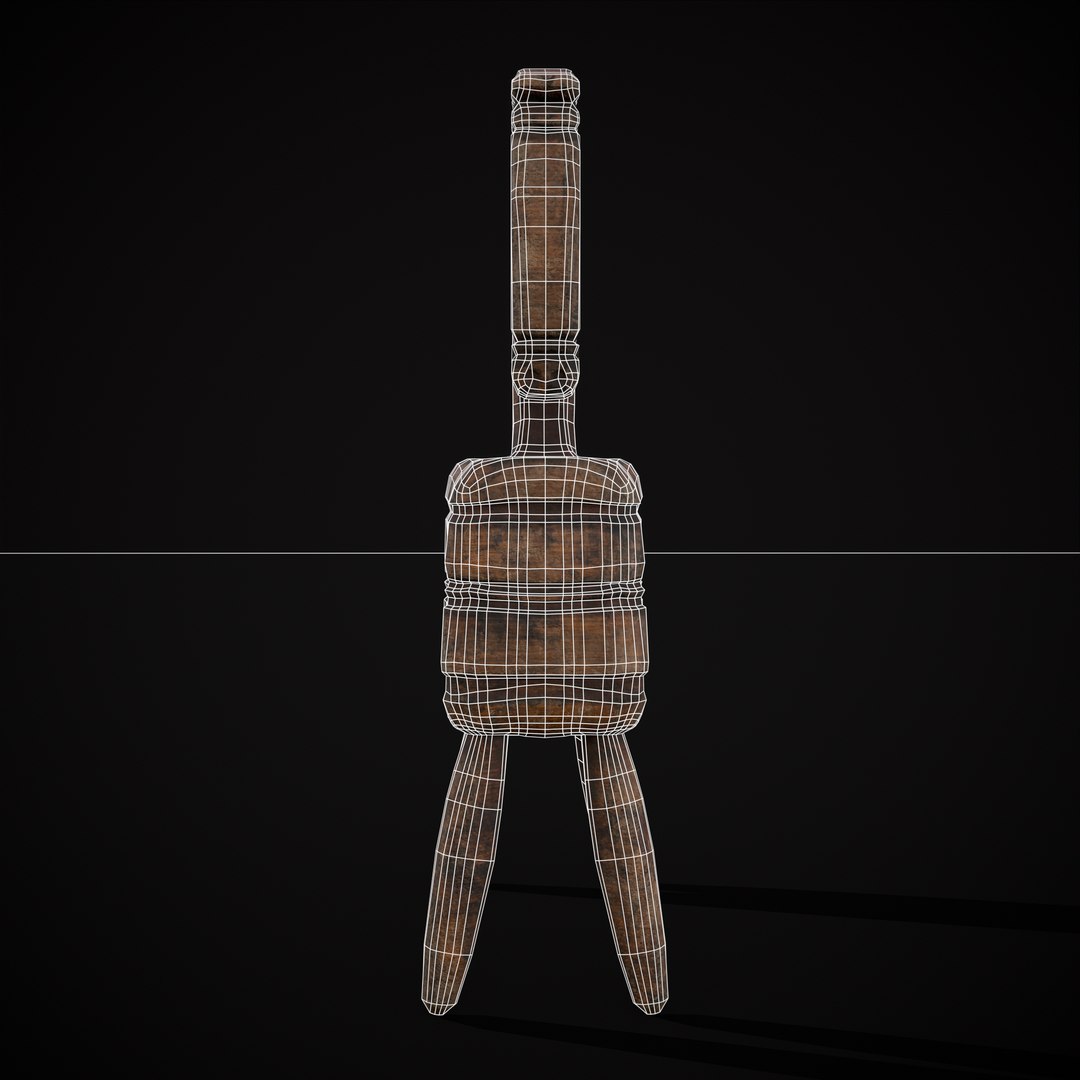 Carved Medieval Horse Toy 3D - TurboSquid 2078636