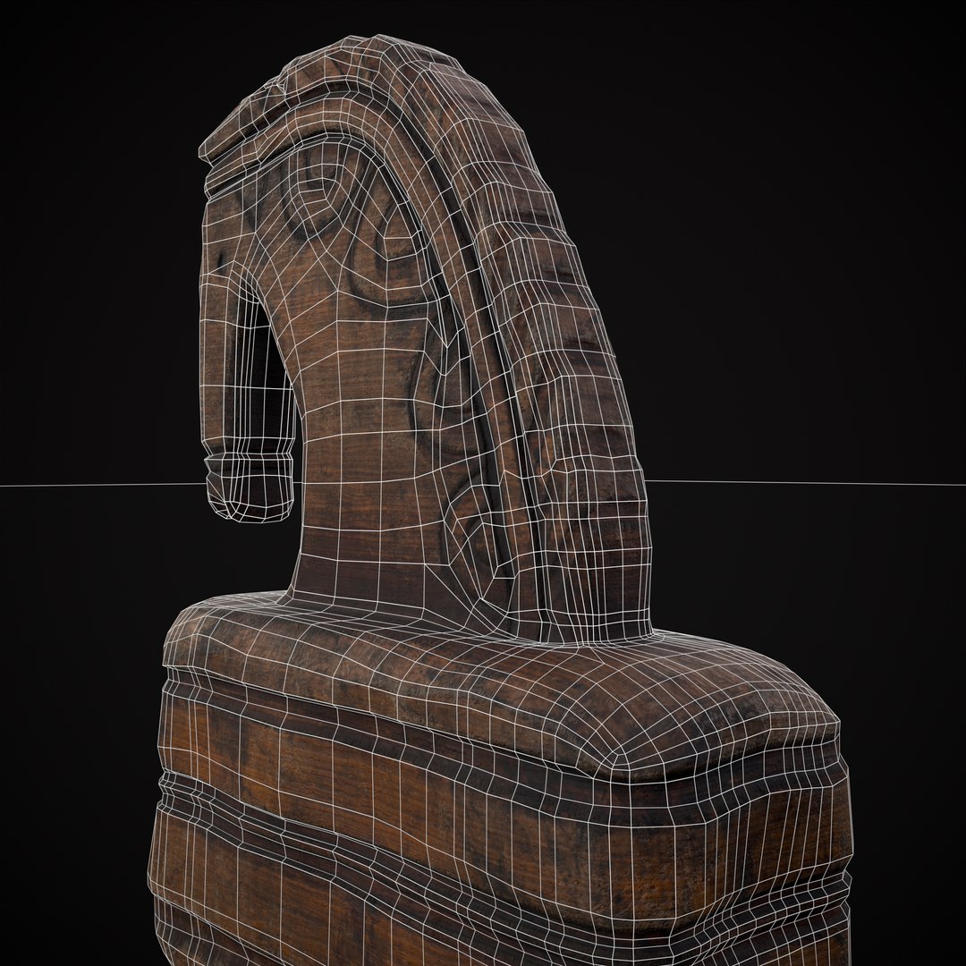 Carved Medieval Horse Toy 3D - TurboSquid 2078636