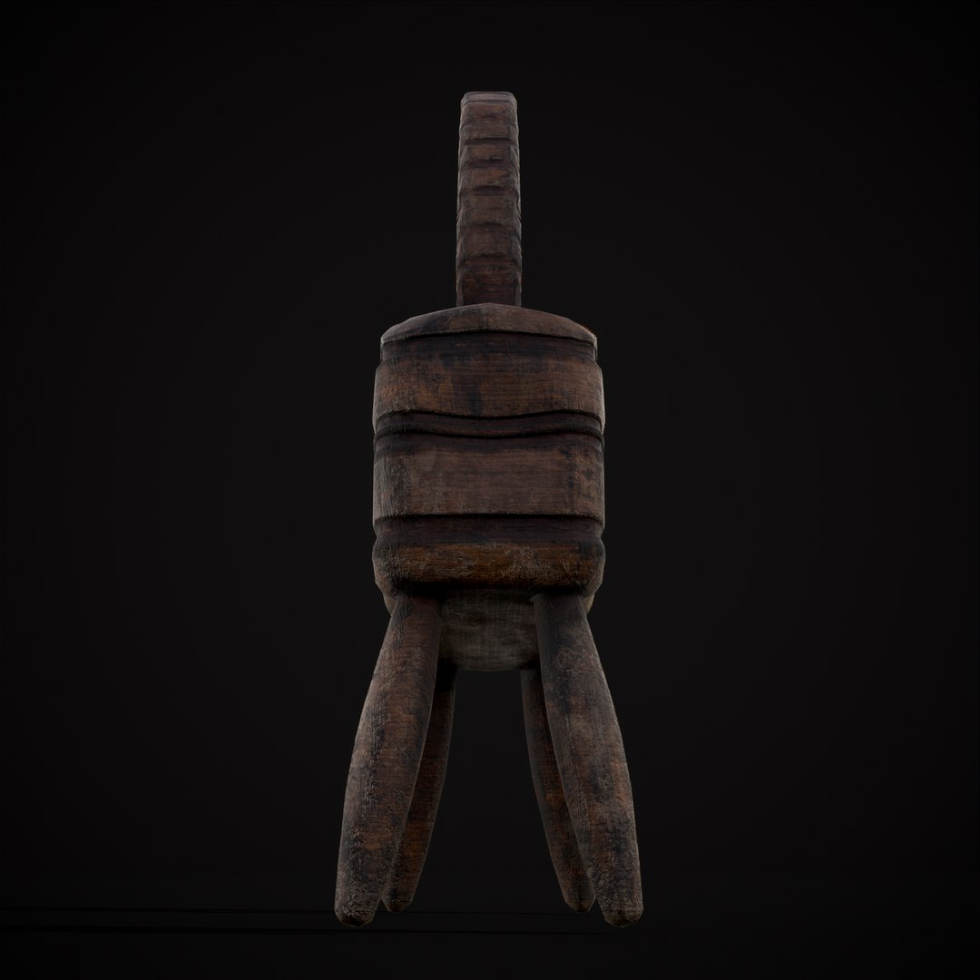 Carved Medieval Horse Toy 3D - TurboSquid 2078636