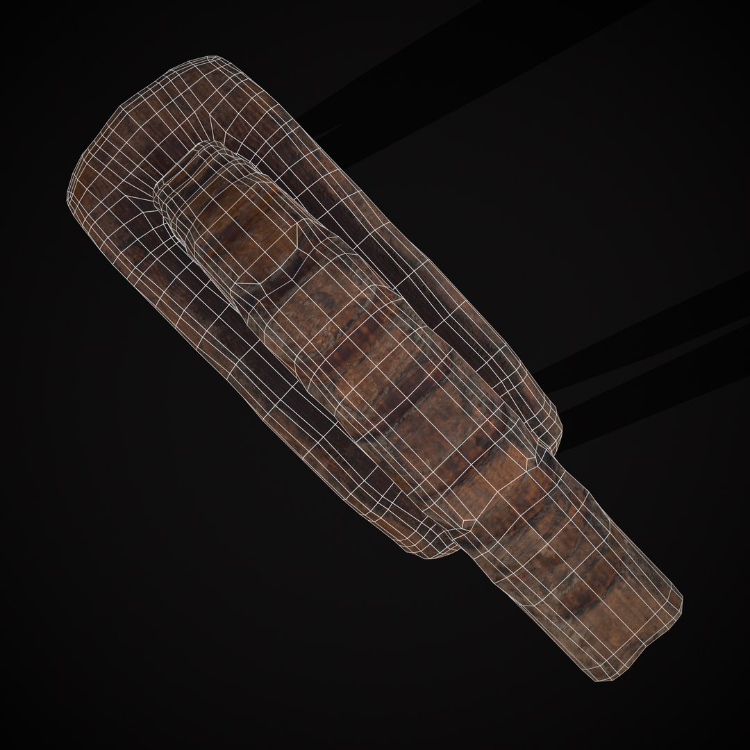 Carved Medieval Horse Toy 3D - TurboSquid 2078636