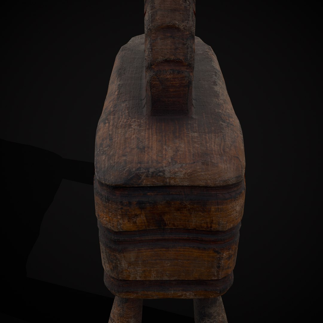 Carved Medieval Horse Toy 3D - TurboSquid 2078636